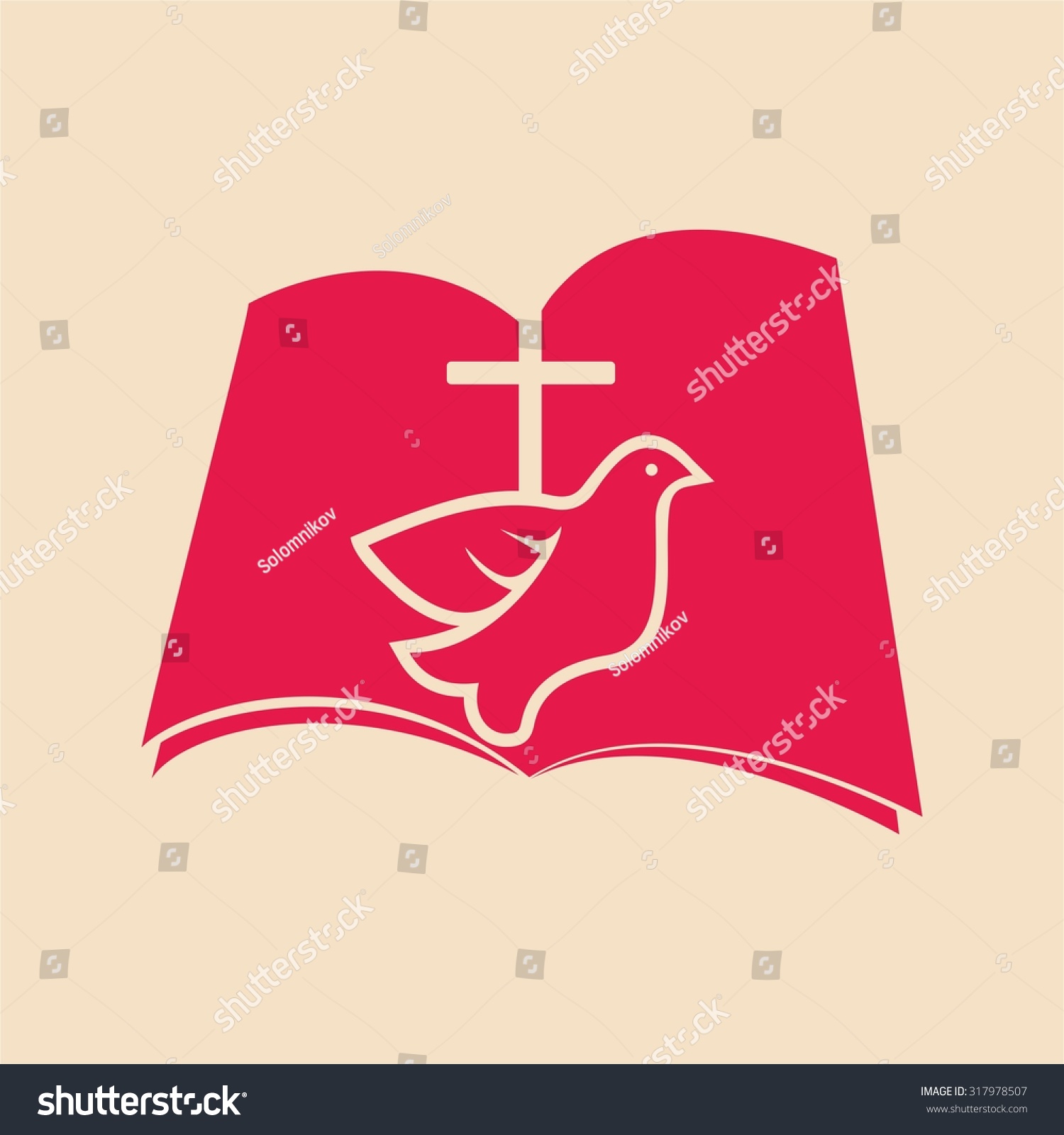 Open Bible Dove Cross Holy Spirit Stock Vector (Royalty Free) 317978507 ... Open Bible Dove Cross Holy Spirit Stock Vector (Royalty Free) 317978507 ...