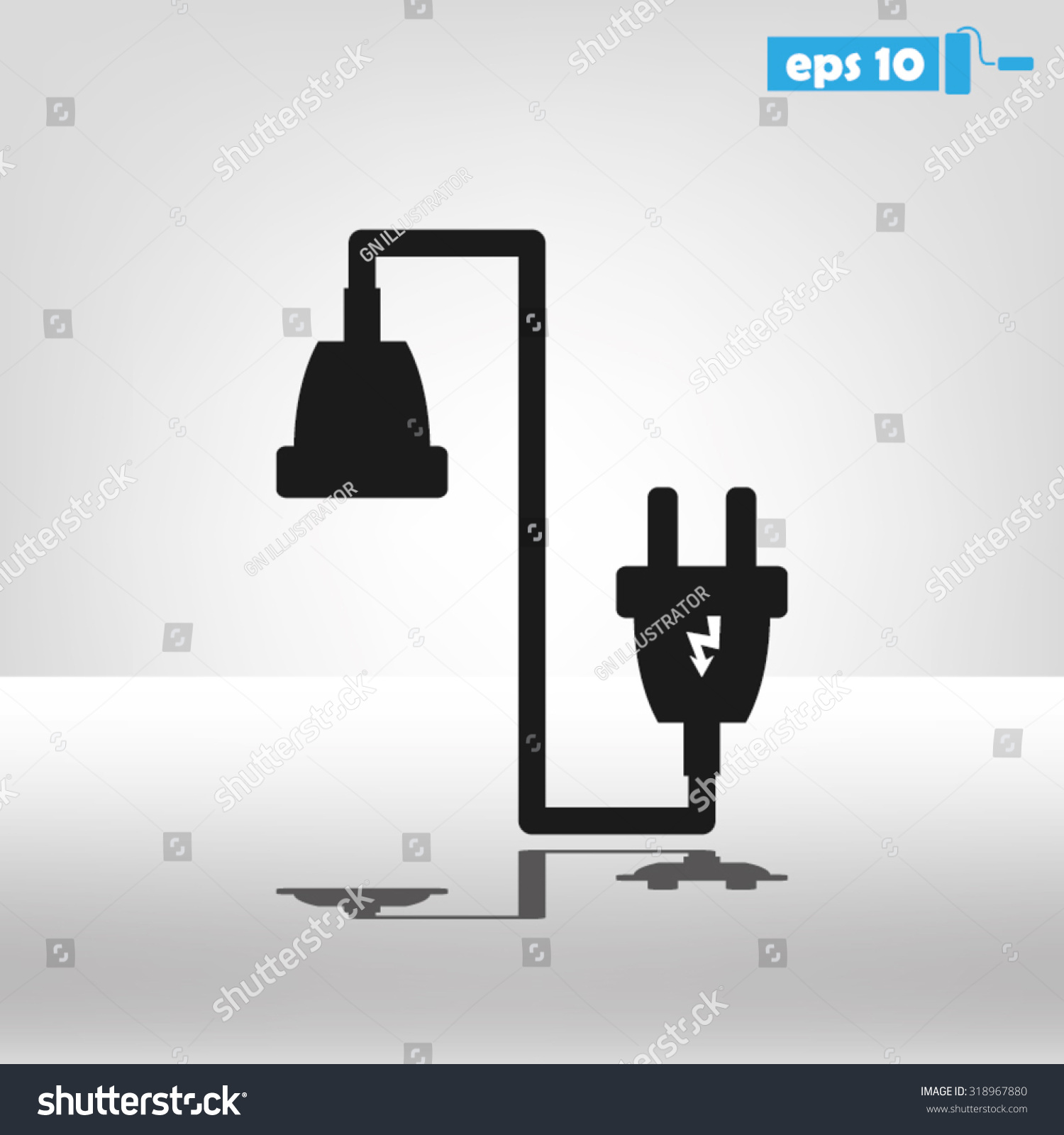 Plug Socket Wire Stock Vector (Royalty Free) 318967880 | Shutterstock