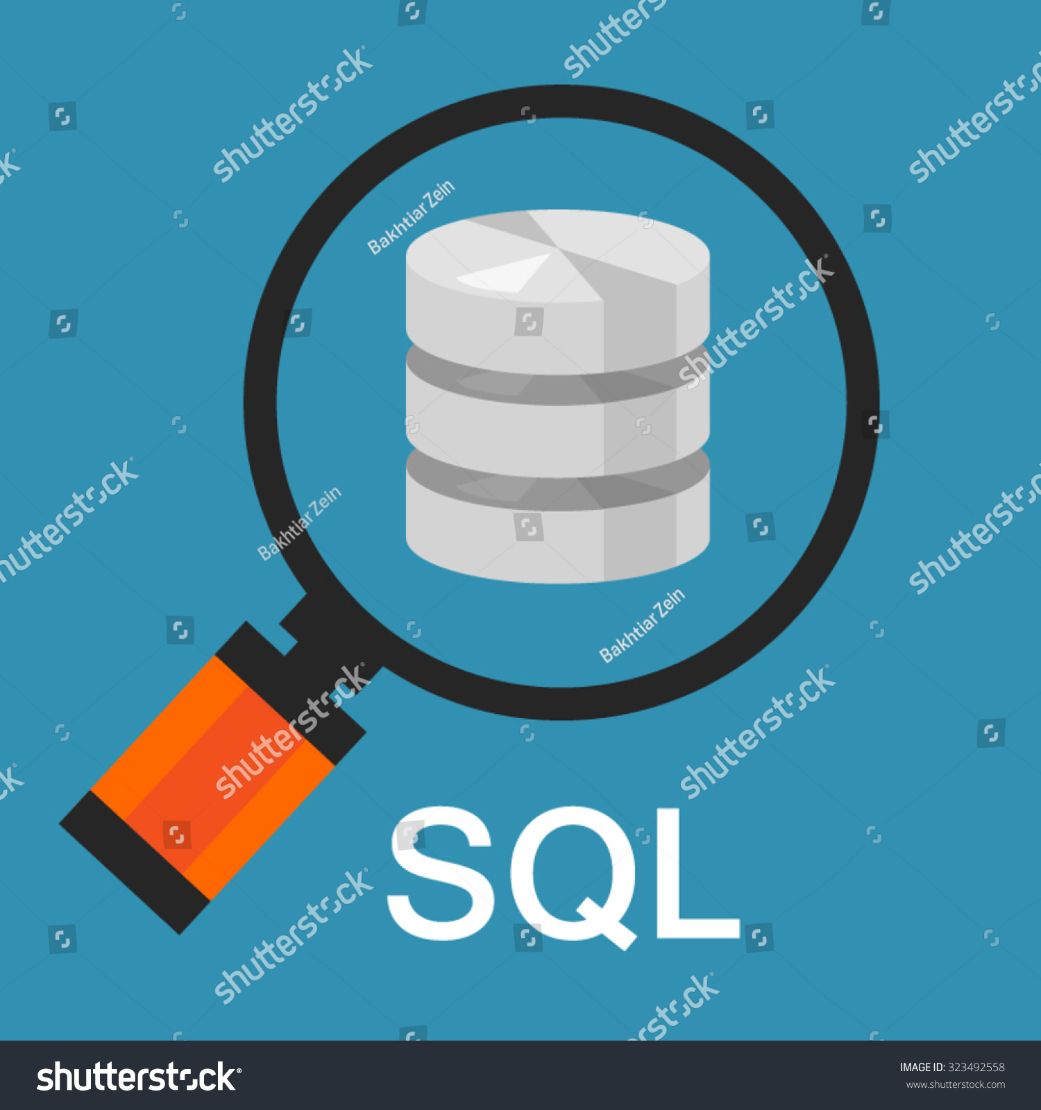 Sql Structured Query Language Database Search Stock Vector Royalty Free 323492558 Shutterstock
