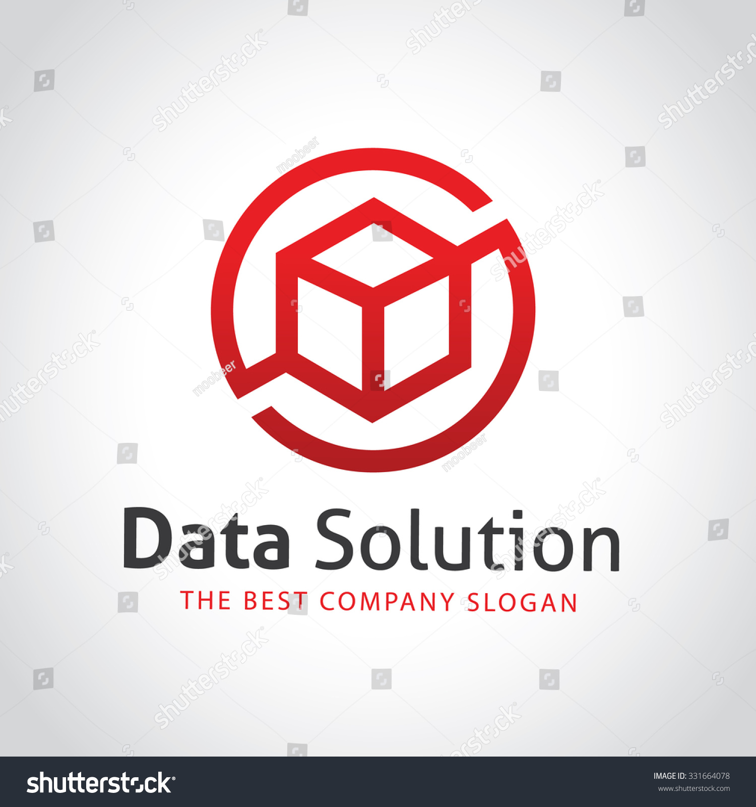 Data Solutioncube Logovector Logo Template Stock Vector (Royalty Free ...