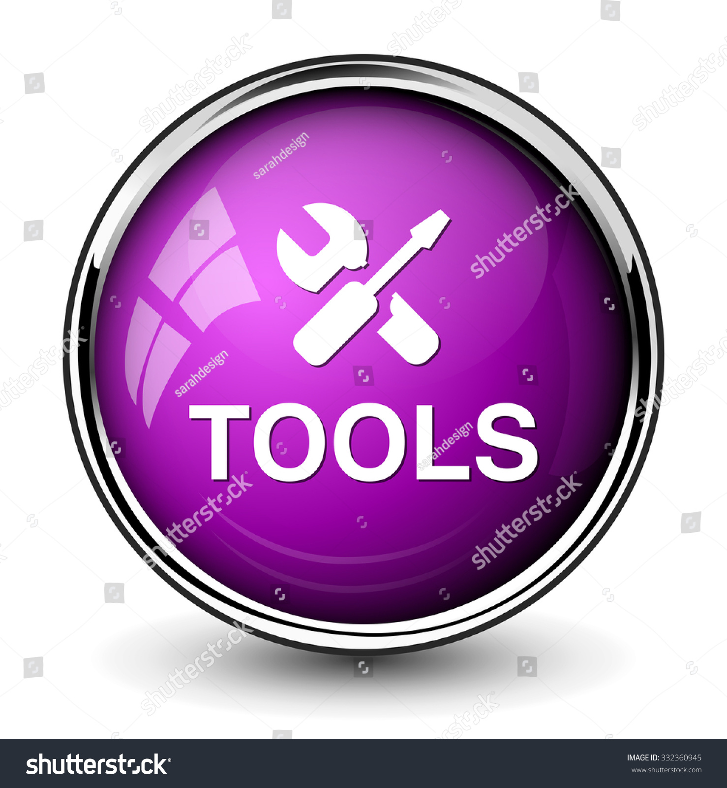 Tools Button Stock Vector (Royalty Free) 332360945 | Shutterstock