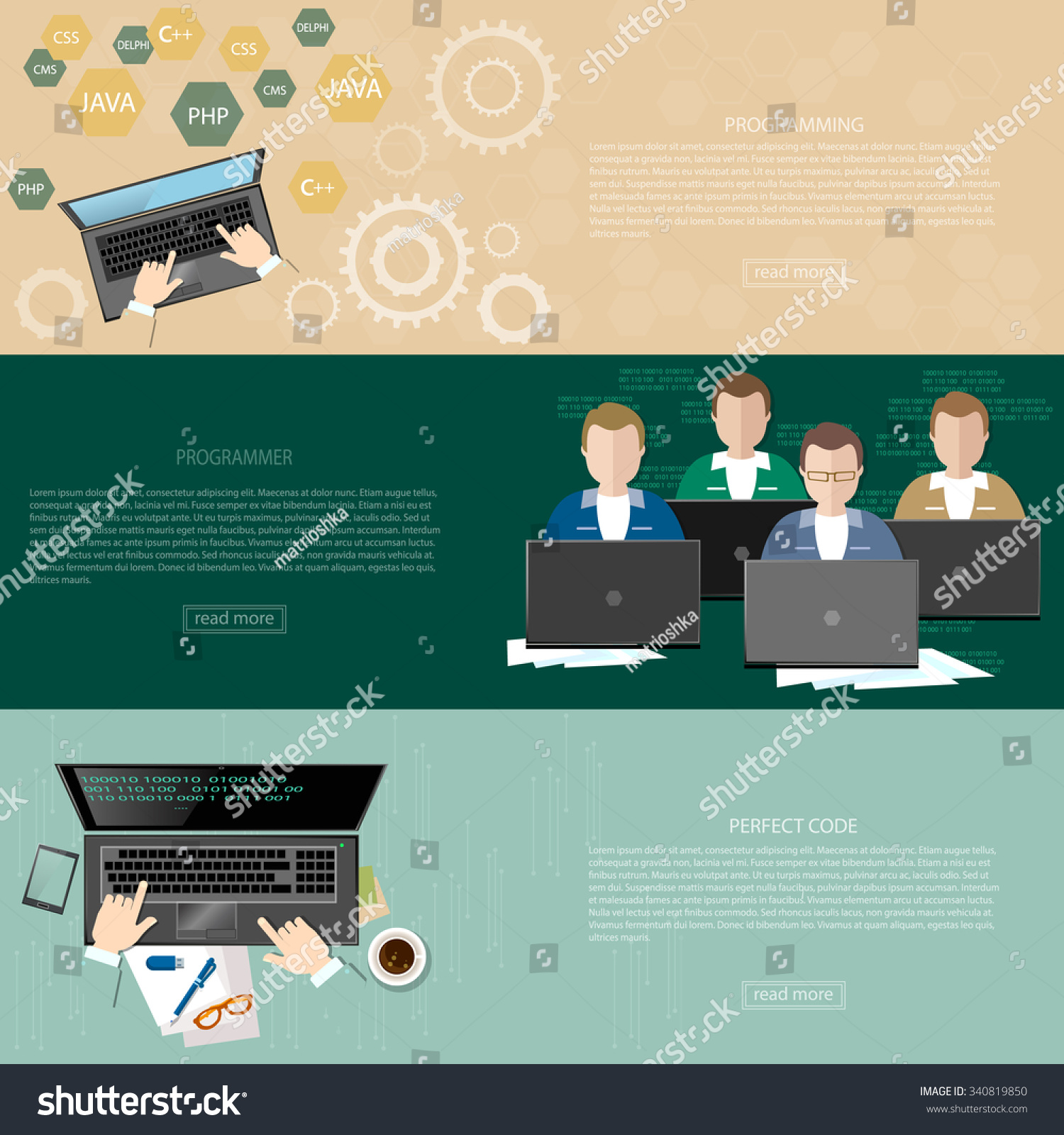 Programming Concept Process Coding Teamwork Desktop Stock Vector ... Programming Concept Process Coding Teamwork Desktop Stock Vector ...