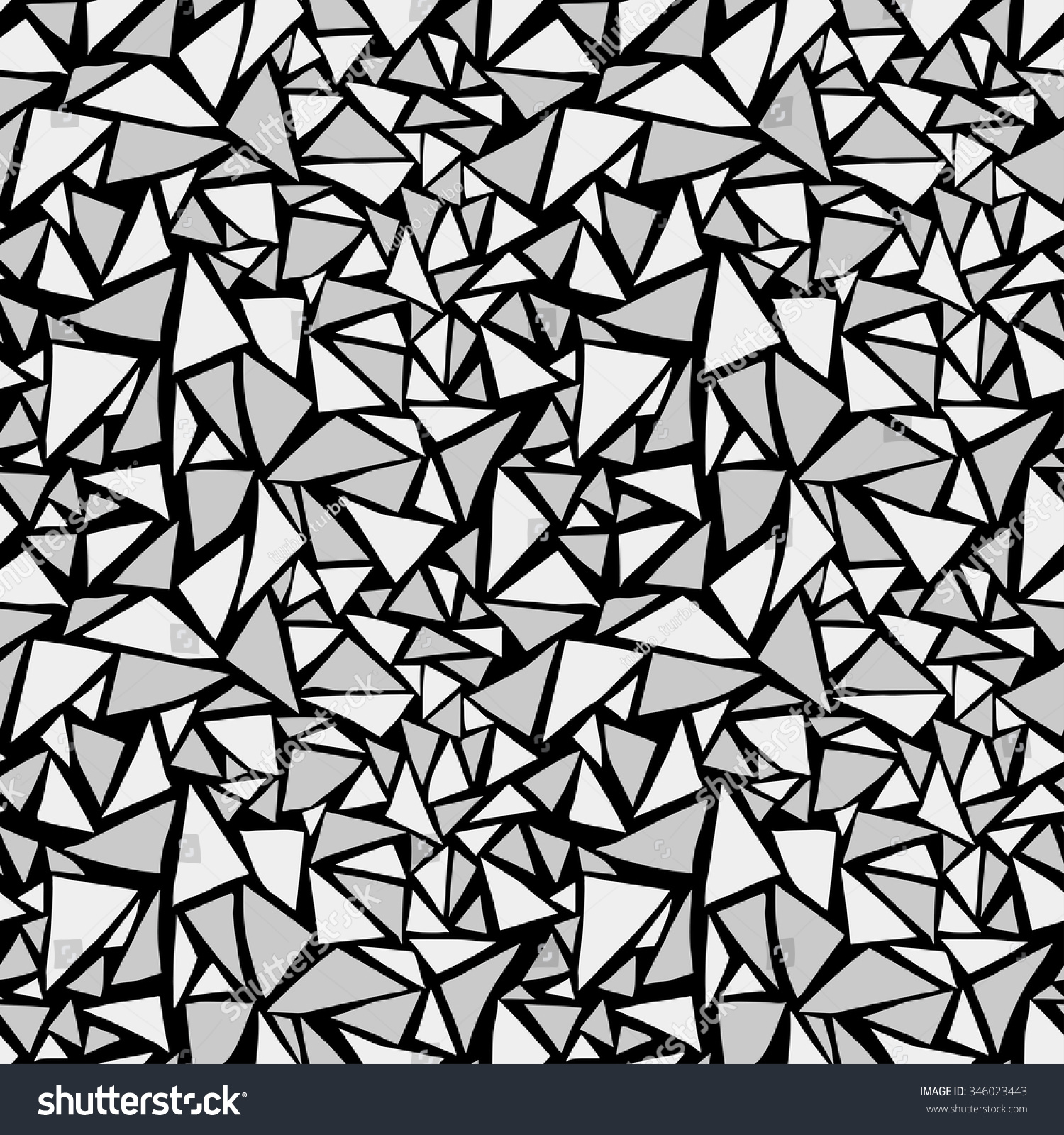 Random Triangle Background Seamless Patternvector: Stock-Vektorgrafik ...