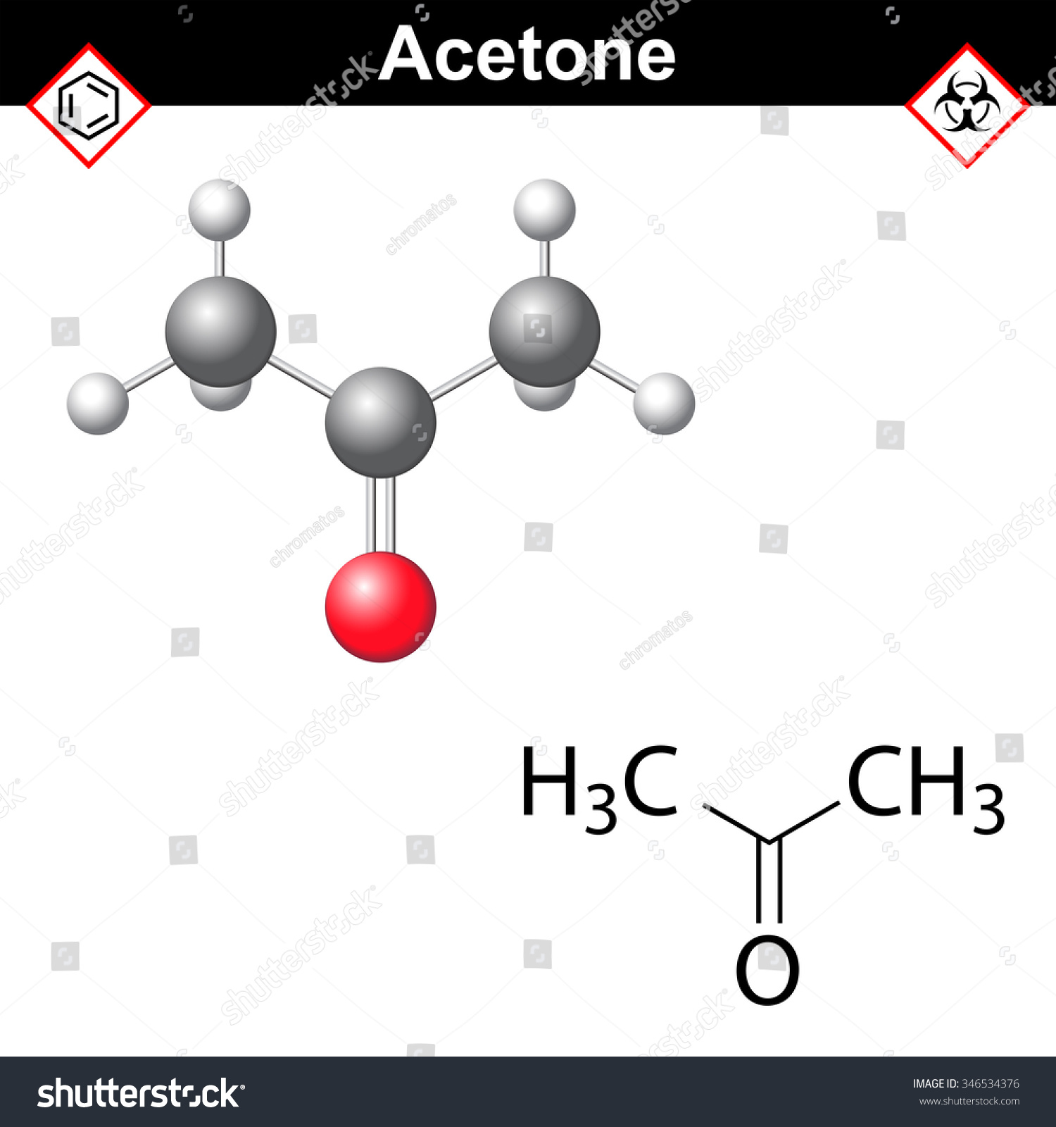 Acetone Molecule Structural Chemical Formula Model 库存插图 346534376 ... Acetone Molecule Structural Chemical Formula Model 库存插图 346534376 ...
