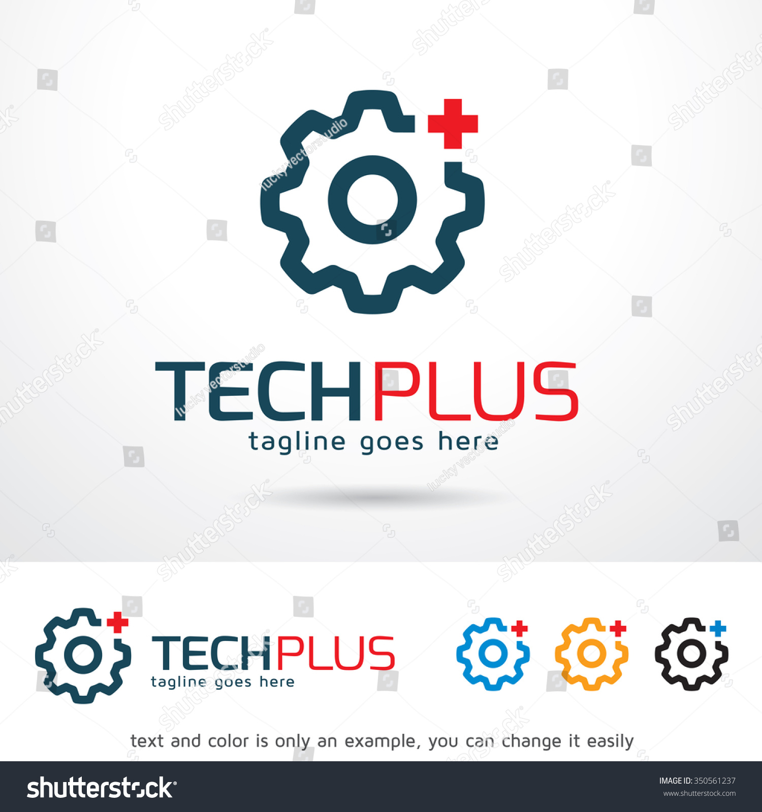 Technology Plus Logo Template Design Vector Stock Vector (Royalty Free) 350561237 | Shutterstock