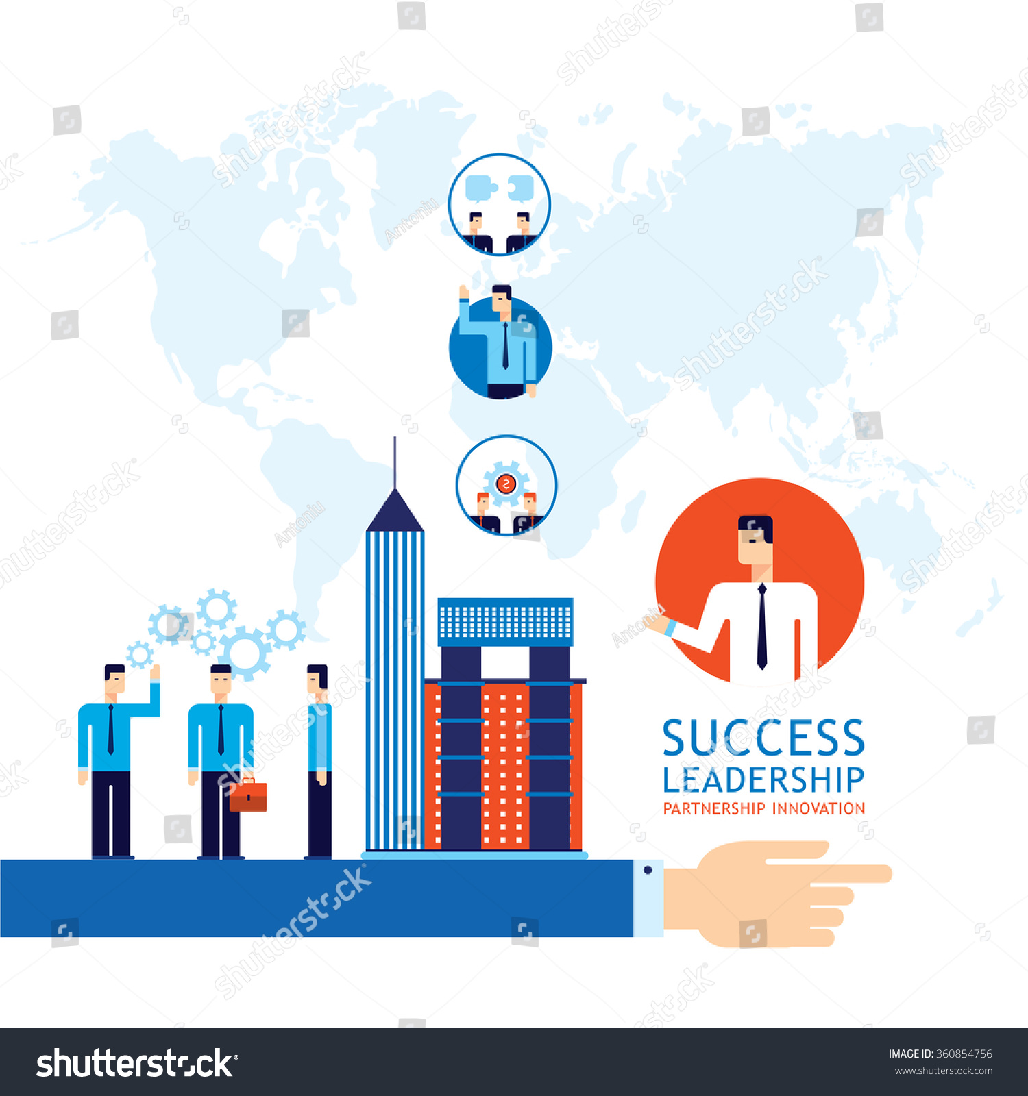 Partnership Leadership Teamwork Successful Business Concept Stock ... Partnership Leadership Teamwork Successful Business Concept Stock ...