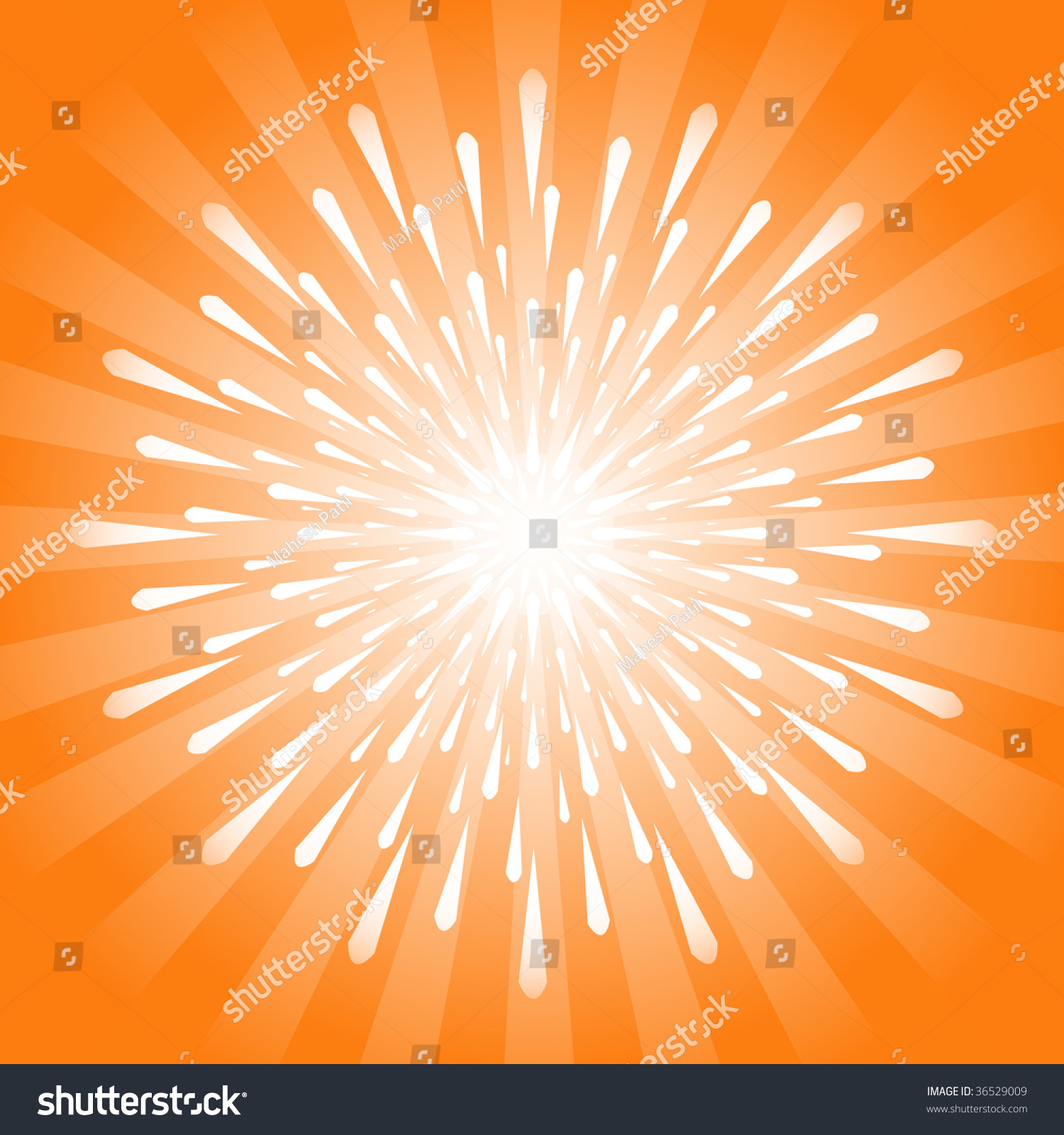 Exploding Burst Background Vector Stock Vector (Royalty Free) 36529009 ...
