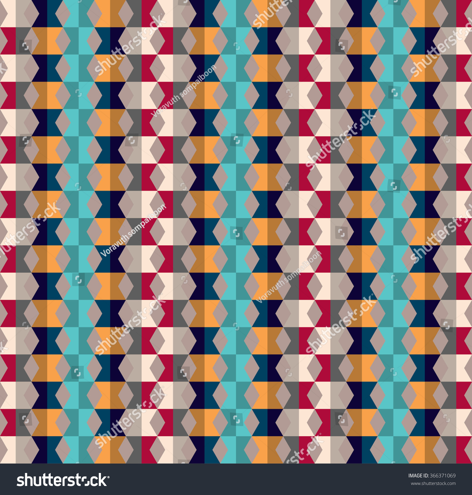 Geometric Triangel Pattern Geometric Simple Print Stock Vector (Royalty ...