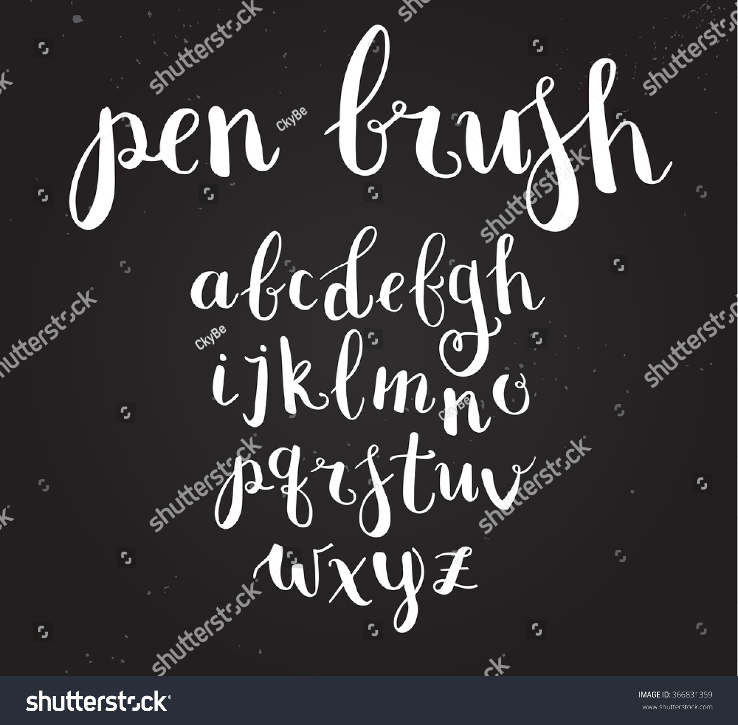 Vector Hand Drawn Script Alphabet Letters Stock Vector (Royalty Free ... Vector Hand Drawn Script Alphabet Letters Stock Vector (Royalty Free ...