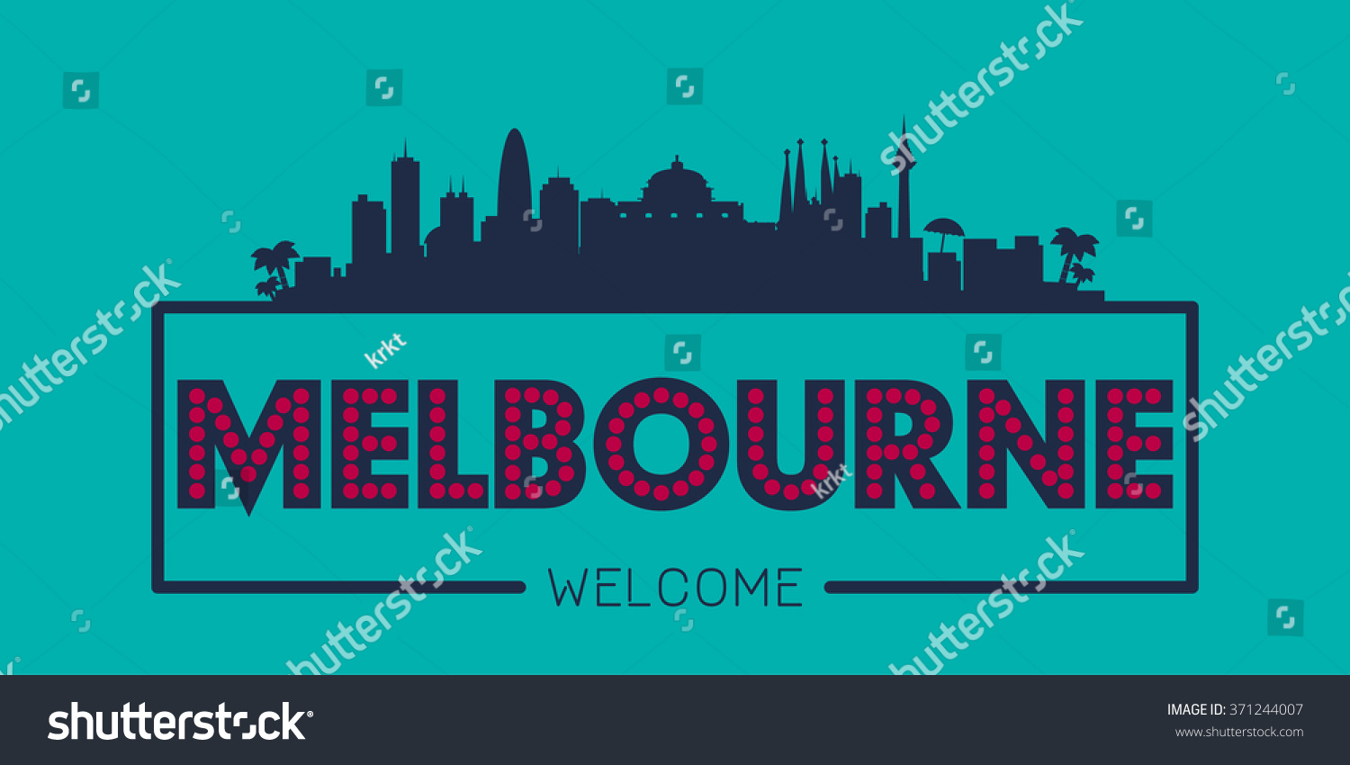 Melbourne Australia City Skyline Silhouette Vector: vector de stock ... Melbourne Australia City Skyline Silhouette Vector: vector de stock ...