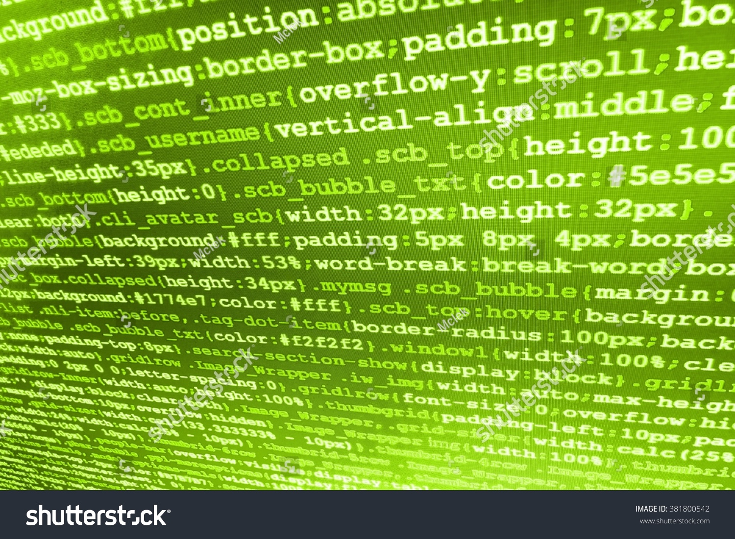Source Code Photo Programmer Occupation Writing Stock Photo 381800542 ...