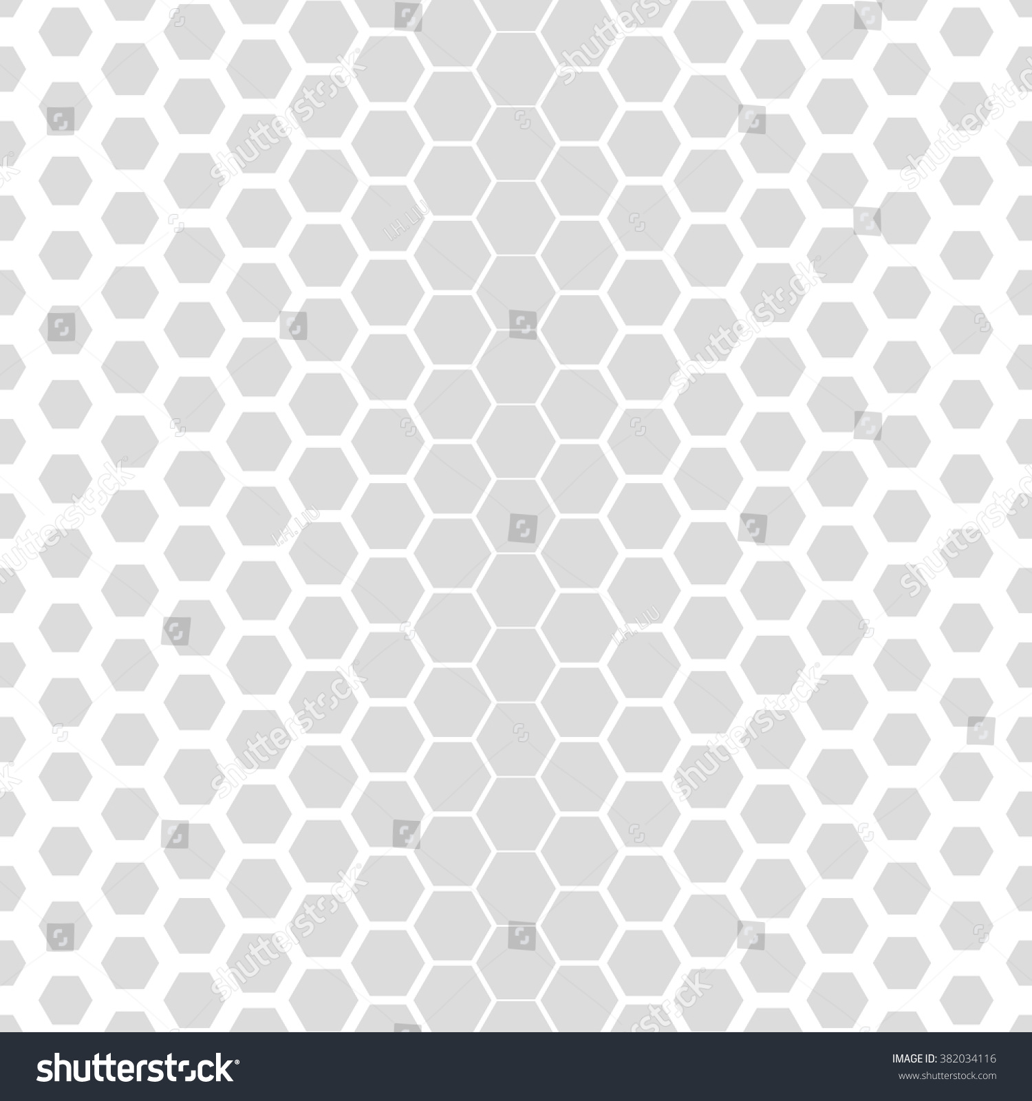 Hexagonal Grid Designvector Seamless Pattern Stock Vector (Royalty Free ...