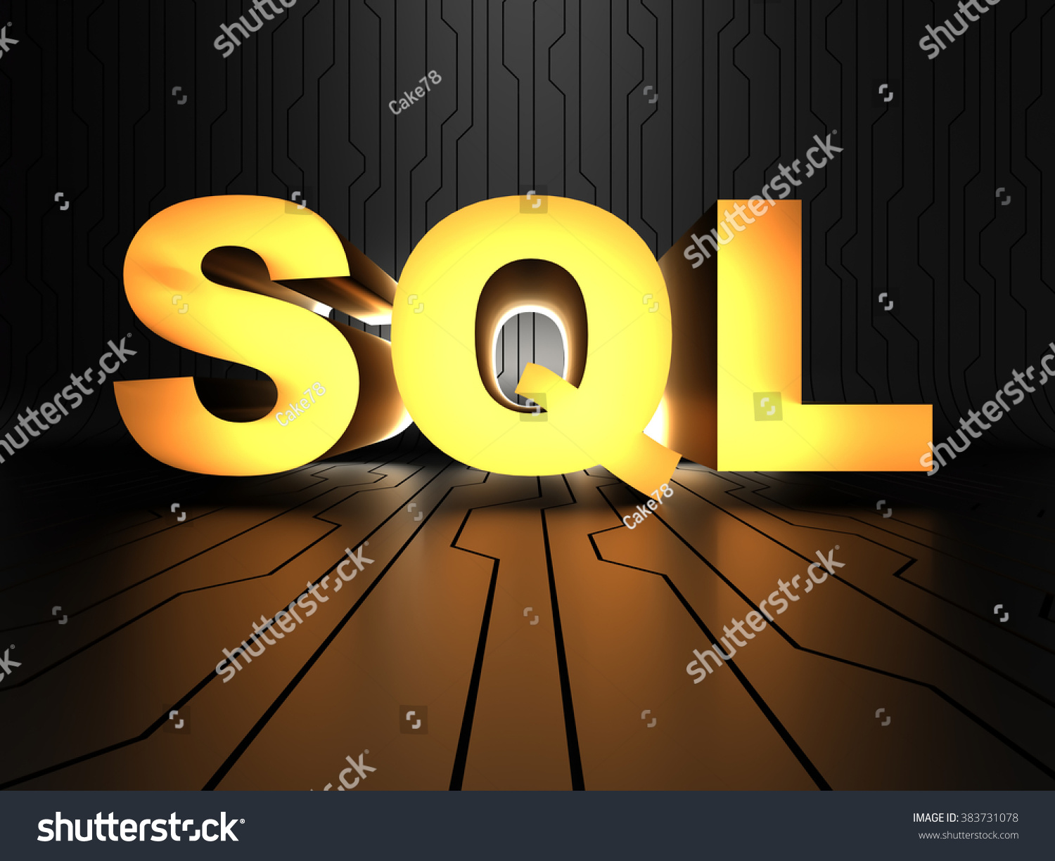 Sql Structured Query Language Concept Stock Illustration 383731078 Shutterstock