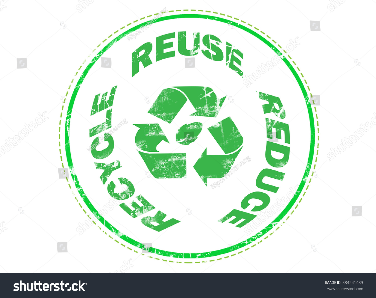 Reuse Reduce Recycle On Green Grunge Stock Illustration 384241489 ... Reuse Reduce Recycle On Green Grunge Stock Illustration 384241489 ...