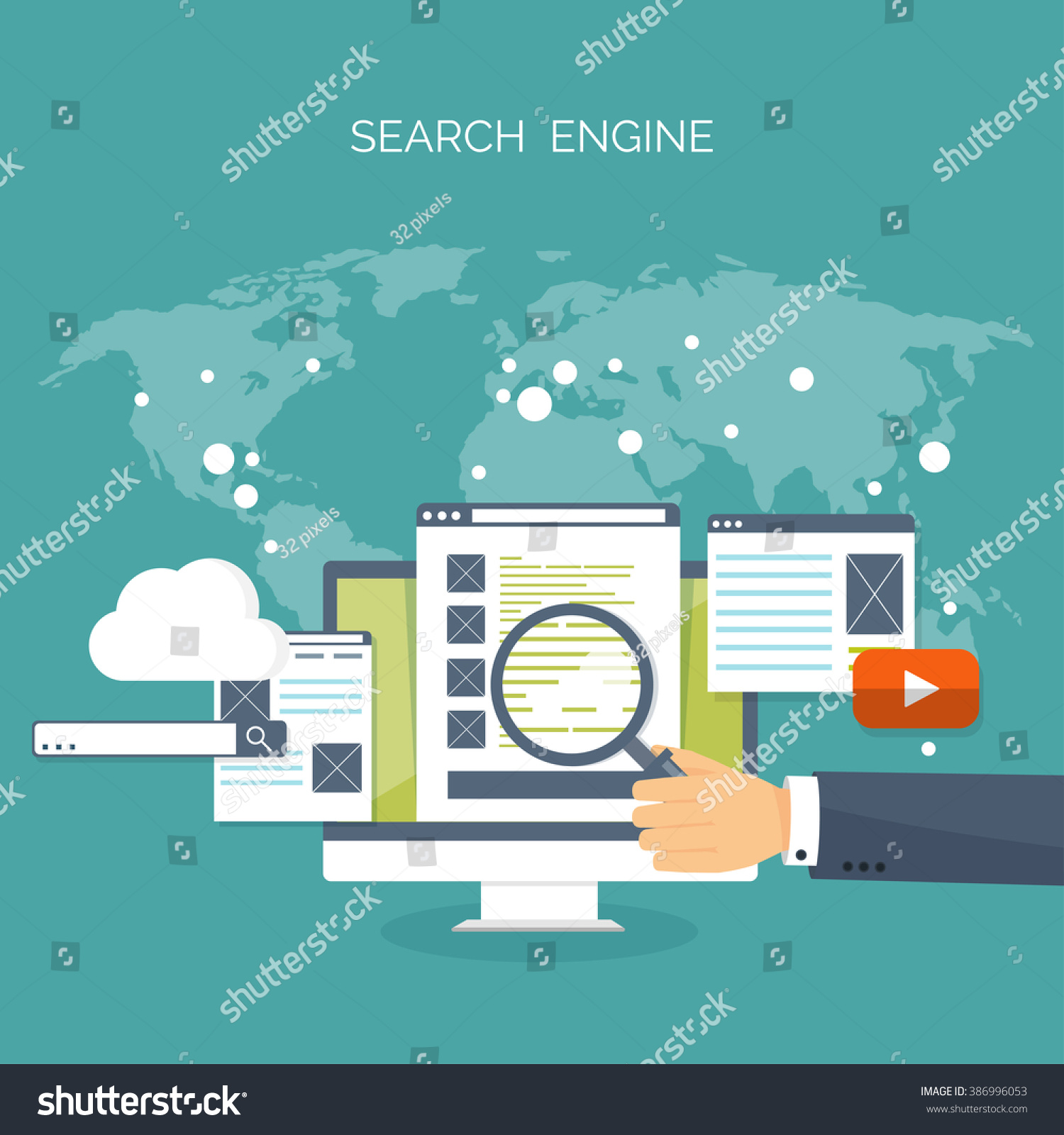 Programming Coding Backgroundflat Designprogram Source Codesoftware Stock Vector Royalty Free