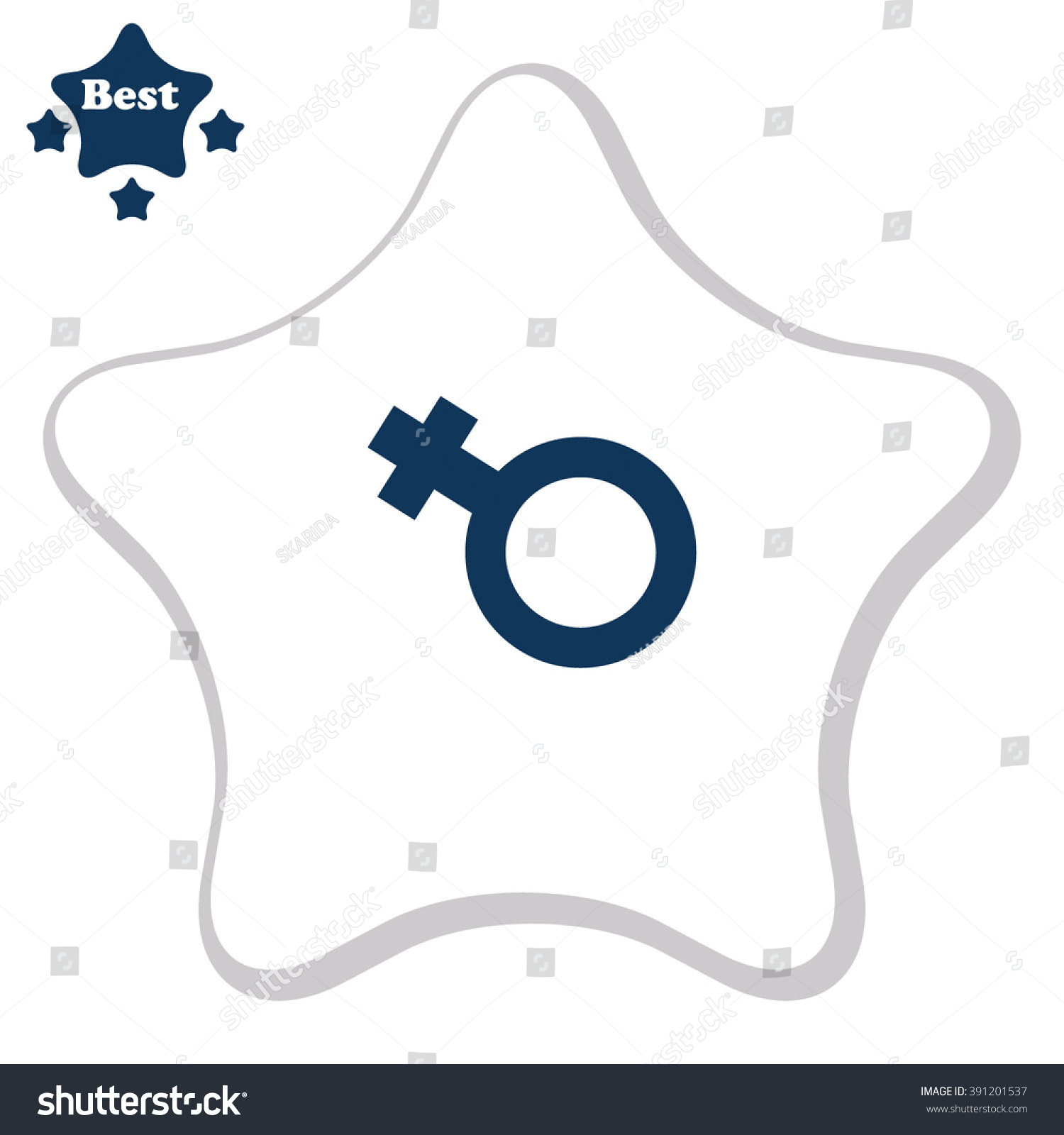 Female Icon Women Sex Signwhite Button Stock Vector Royalty Free