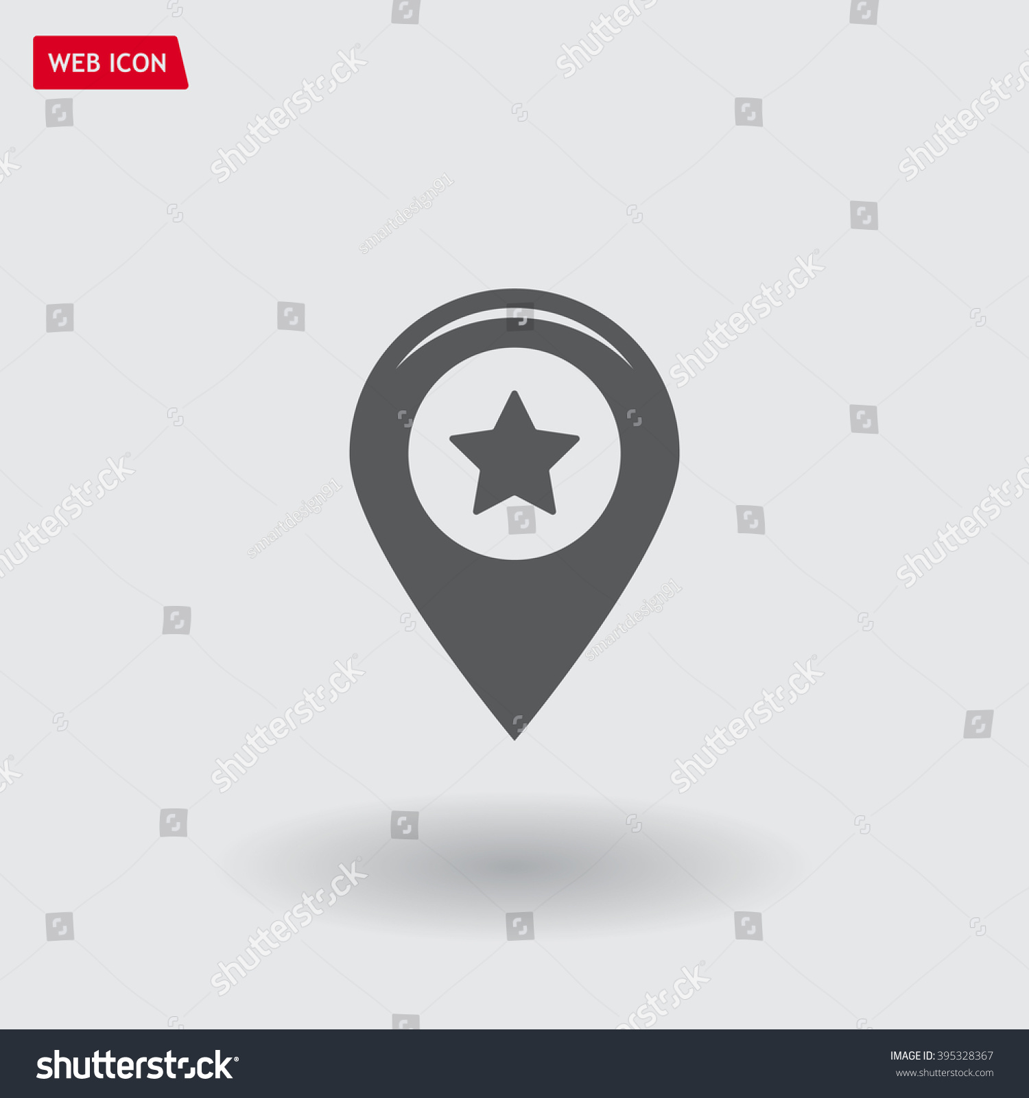 Map Pointer Star Places Optimization Vector Stock Vector (Royalty Free ...