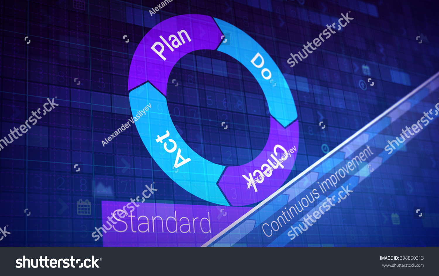 Ilustrasi Stok Deming Cycle Pdca Iterative Fourstep Management ... Ilustrasi Stok Deming Cycle Pdca Iterative Fourstep Management ...