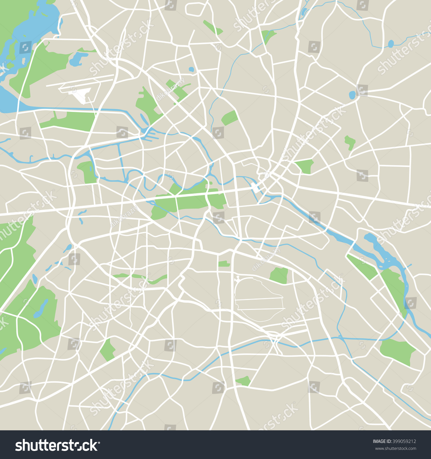 Abstract City Map Illustration Vector Illustration Stock Vector ... Abstract City Map Illustration Vector Illustration Stock Vector ...