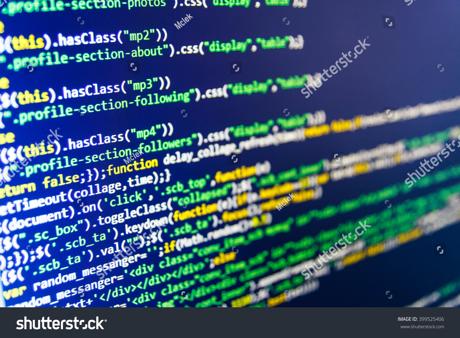 Programming Code Computer Script Writing Program 스톡 사진 399525406 Shutterstock