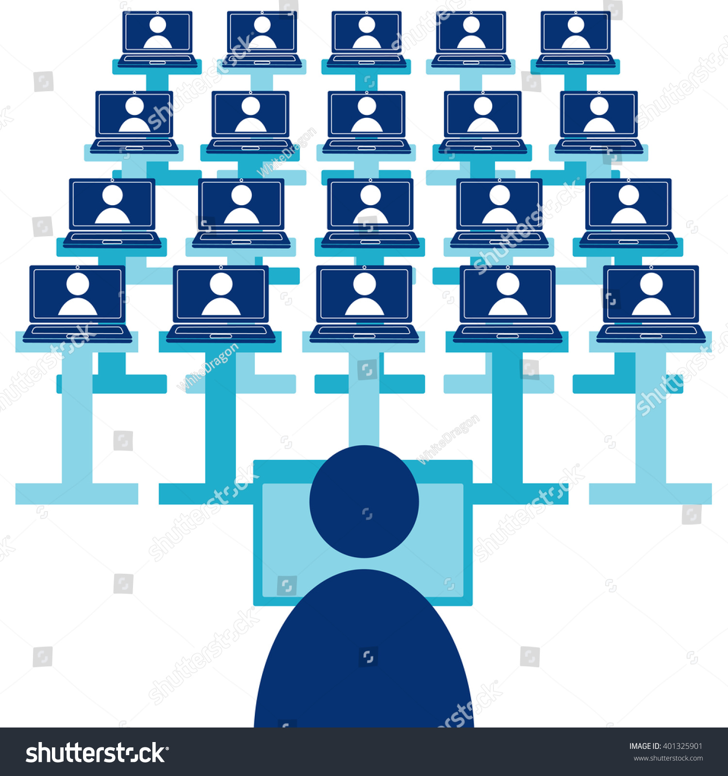 Objectoriented Programming Concept Vector Illustration On Stock Vector Royalty Free 401325901