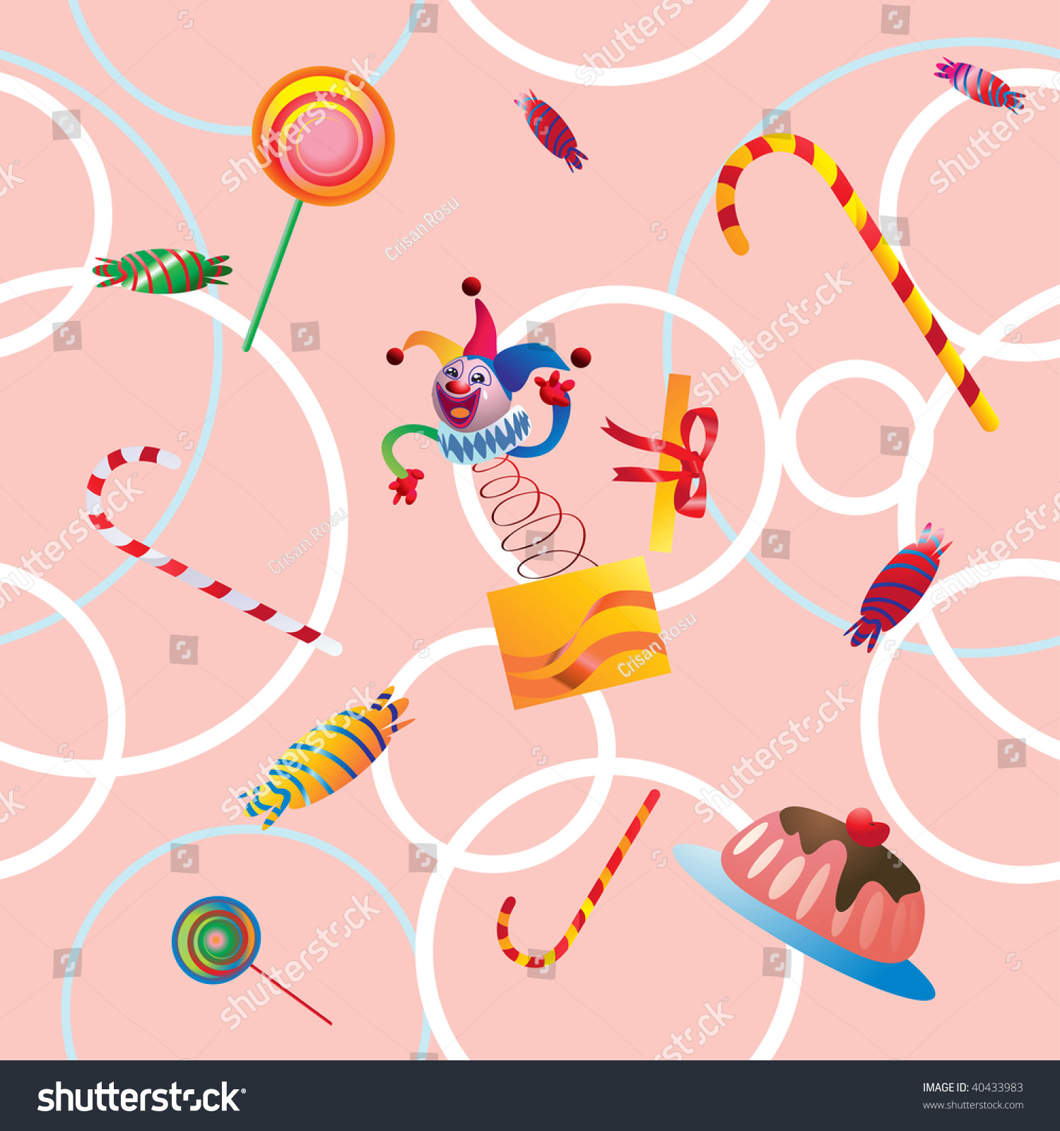 Vector Illustration Present Texture Pattern Concept Stock Vector ...