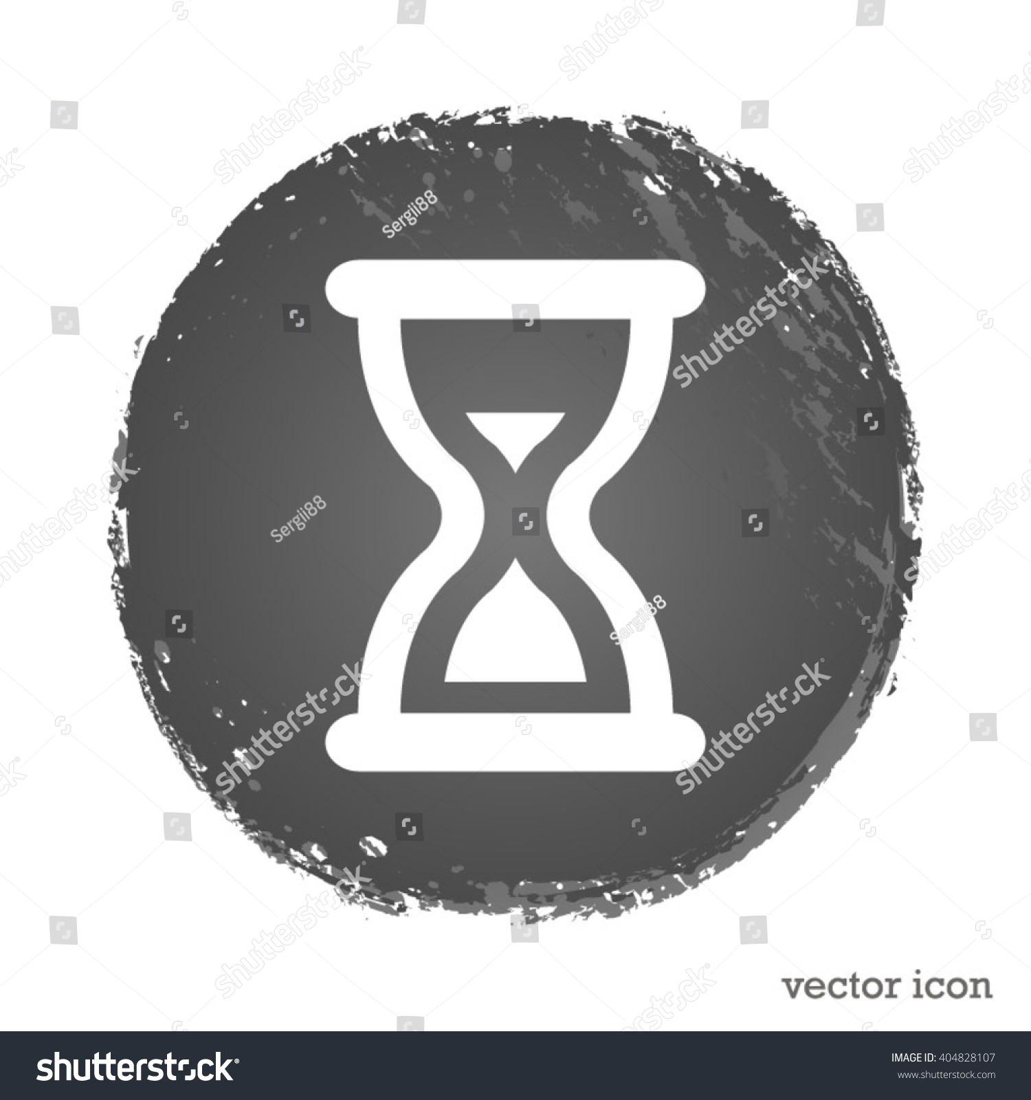 Sand Clock Cursor Vector Icon Stock Vector (Royalty Free) 404828107 ...
