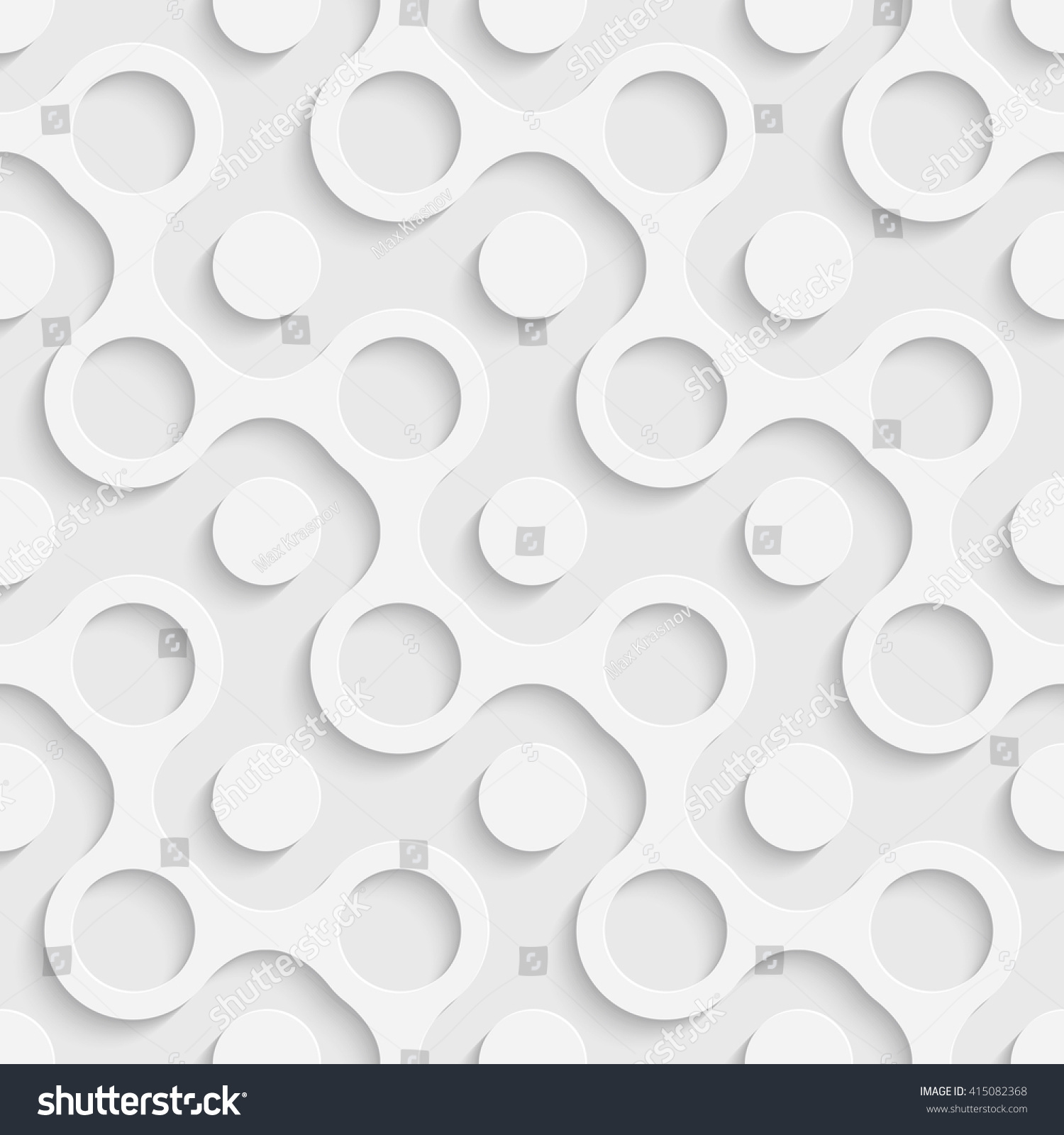 Seamless Circle Pattern Vector Soft Background Stock Vector (Royalty ...