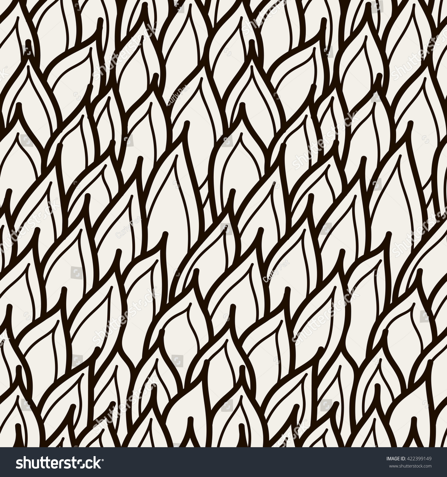 Seamless Scale Pattern Vector Repeating Background Stock Vector ...