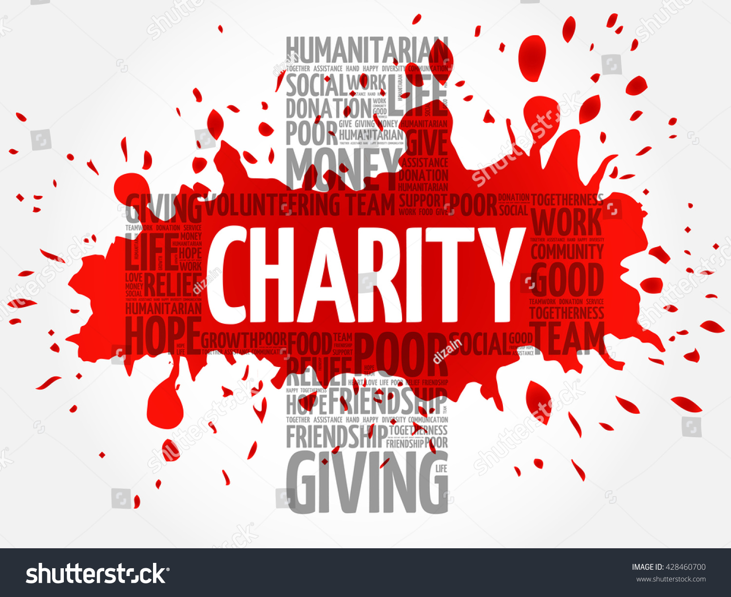 Charity Word Cloud Collage Cross Concept Stock Vector (Royalty Free ... Charity Word Cloud Collage Cross Concept Stock Vector (Royalty Free ...