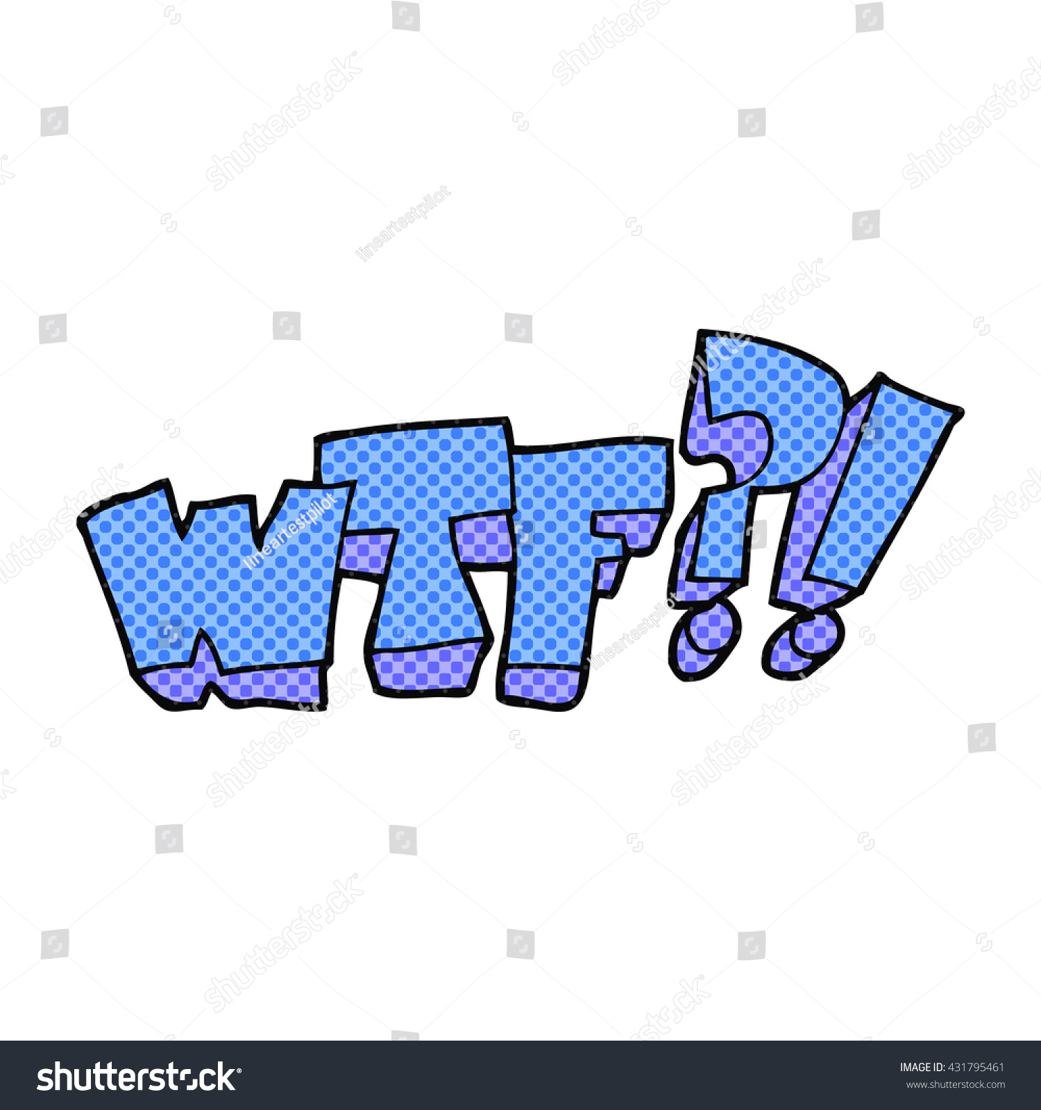 Freehand Drawn Cartoon Wtf Symbol Stock Vector (Royalty Free) 431795461 ... Freehand Drawn Cartoon Wtf Symbol Stock Vector (Royalty Free) 431795461 ...