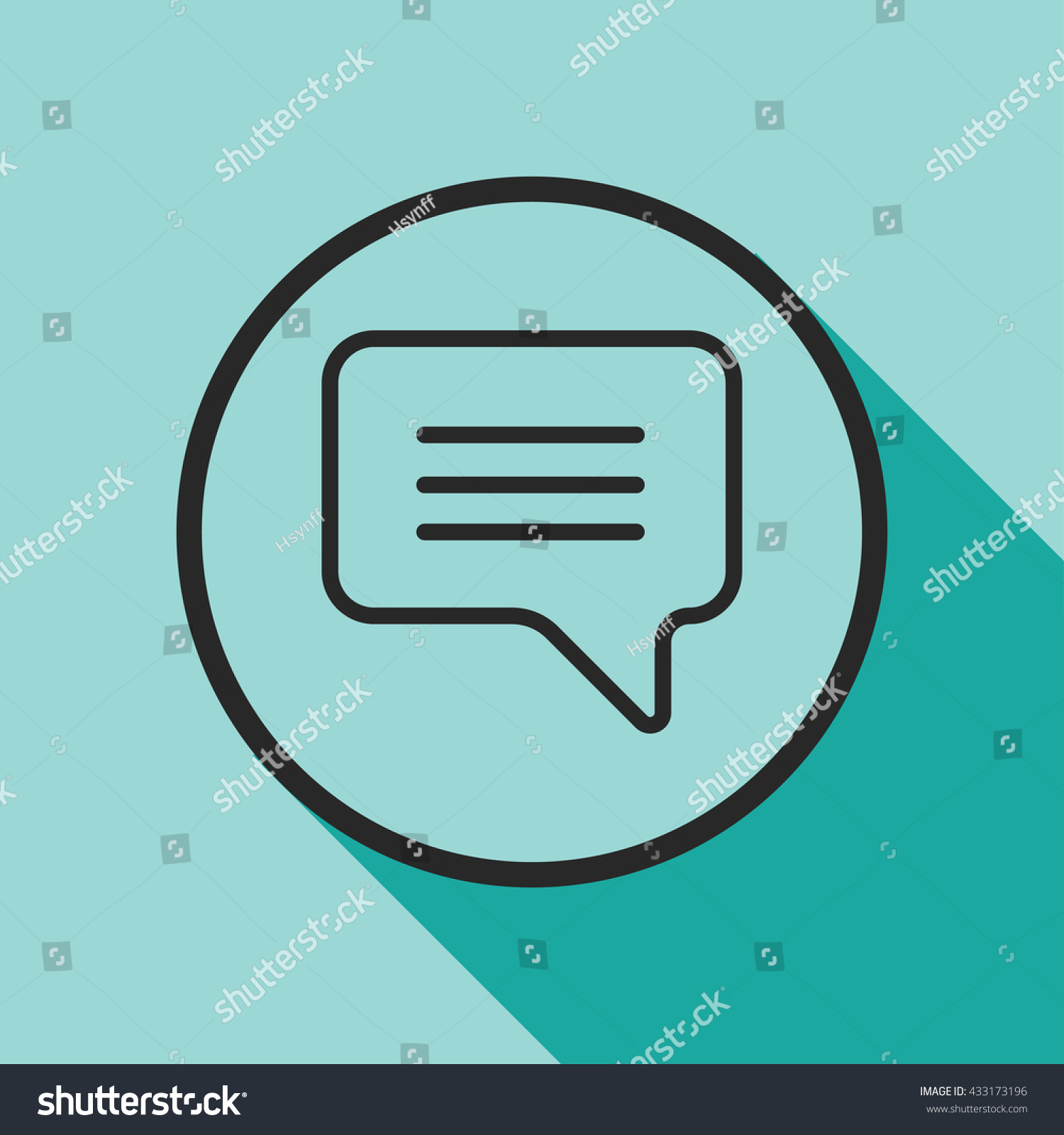 Chat Box Icon Chat Box Vector Stock Vector (Royalty Free) 433173196 ...
