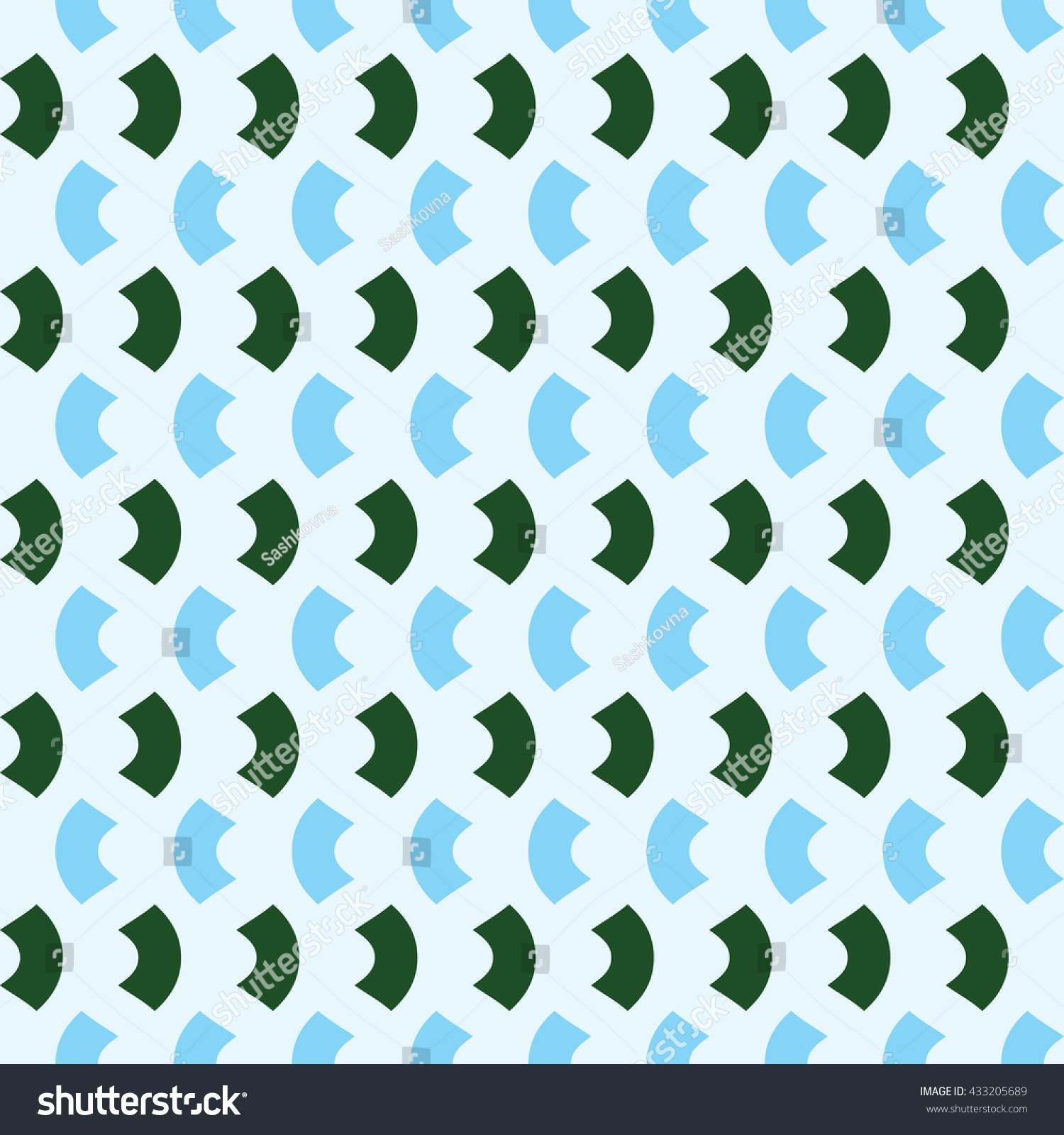 Repeating Wave Pattern Wave Background Vector Stock Vector (Royalty ...