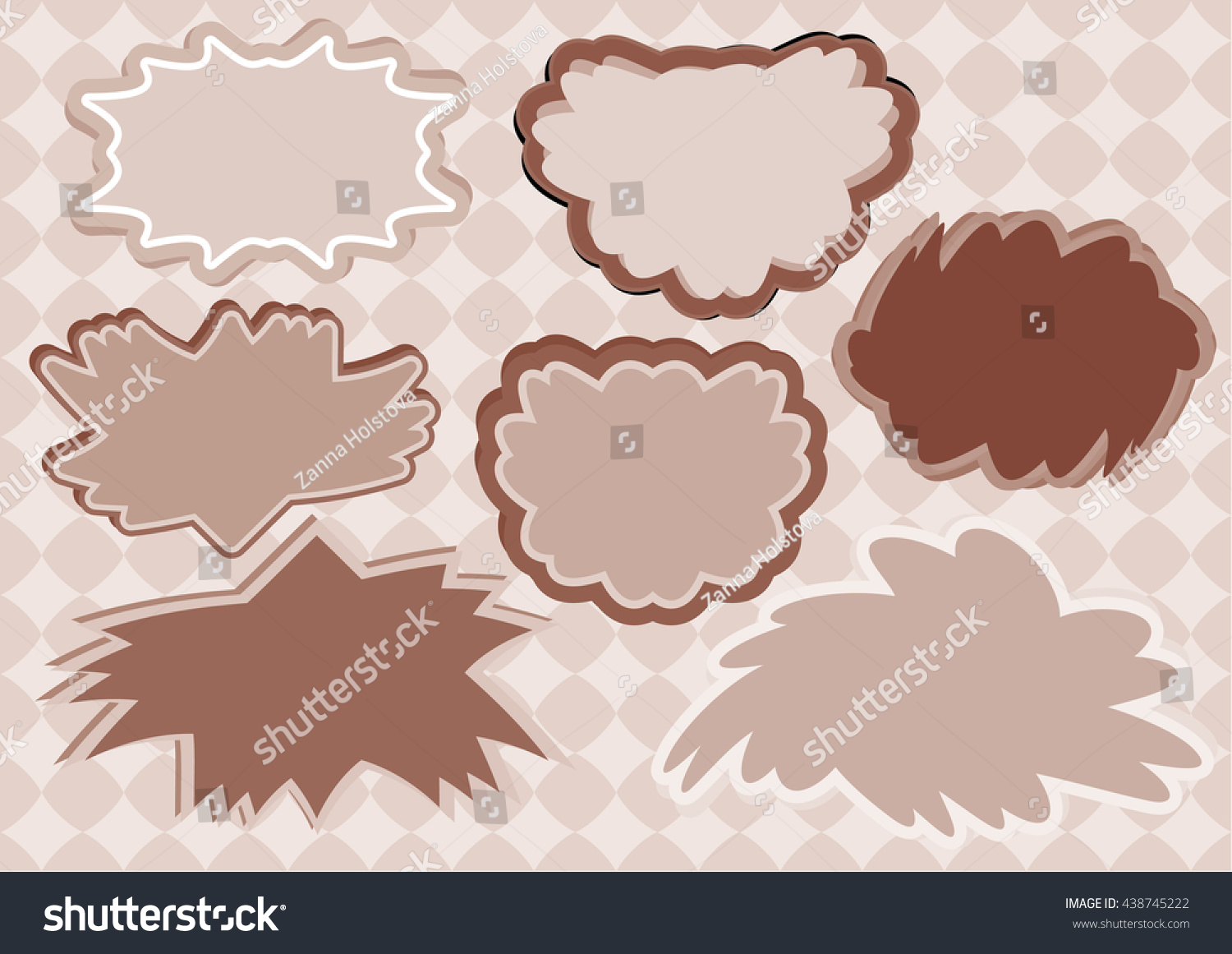 Bubbles Frames Borders Vector Stock Vector (Royalty Free) 438745222 ...