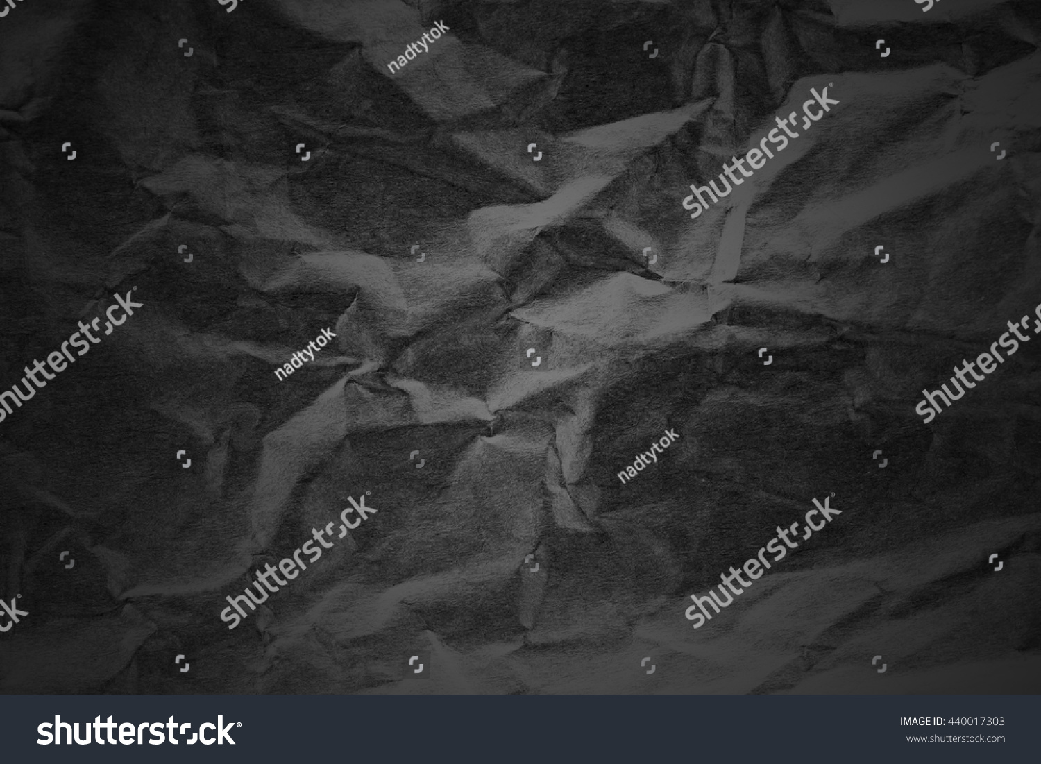 Dark Black Paper Light Texture Background Stock Photo 440017303