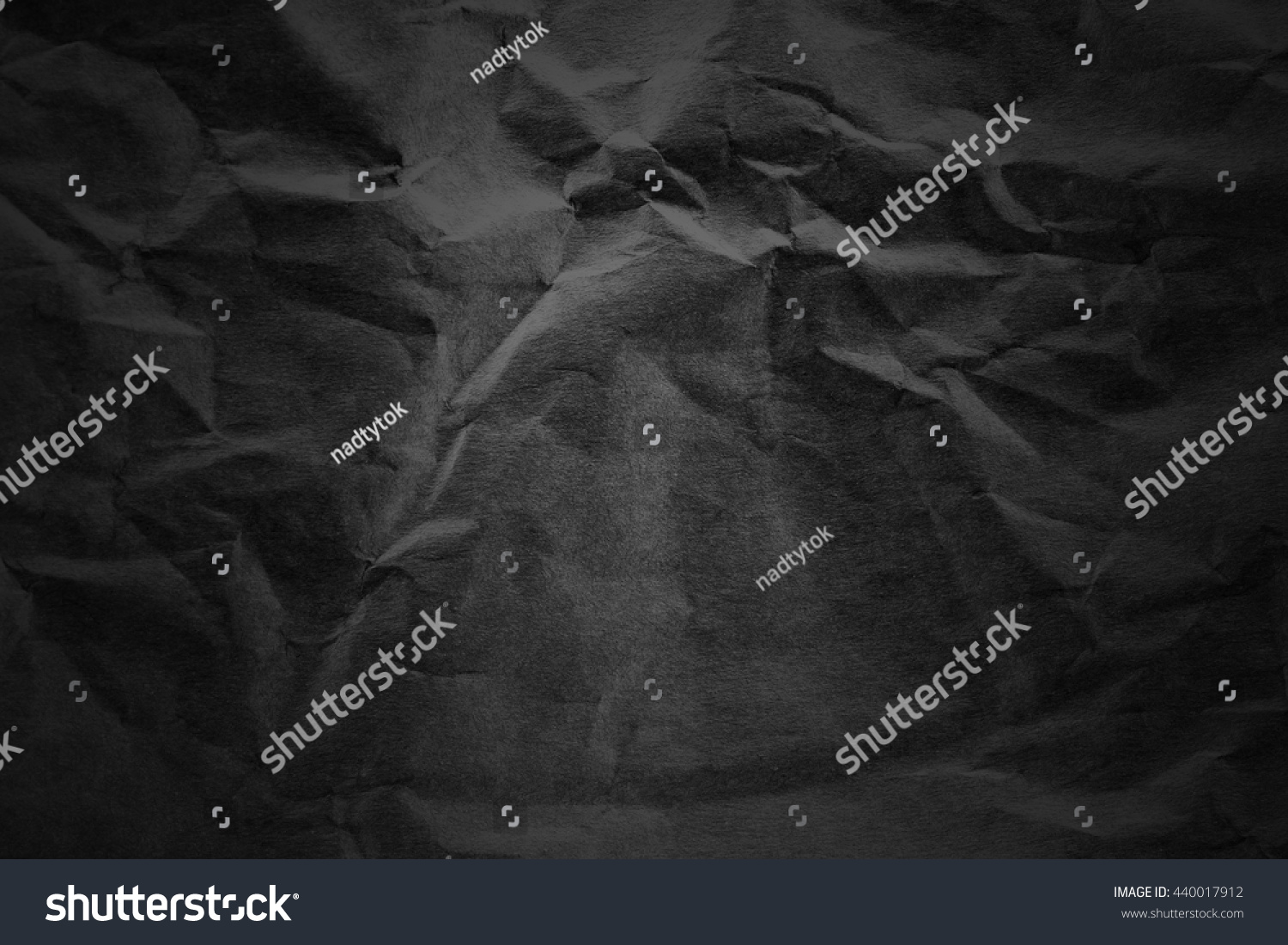 Dark Black Paper Light Texture Background Stock Photo 440017912