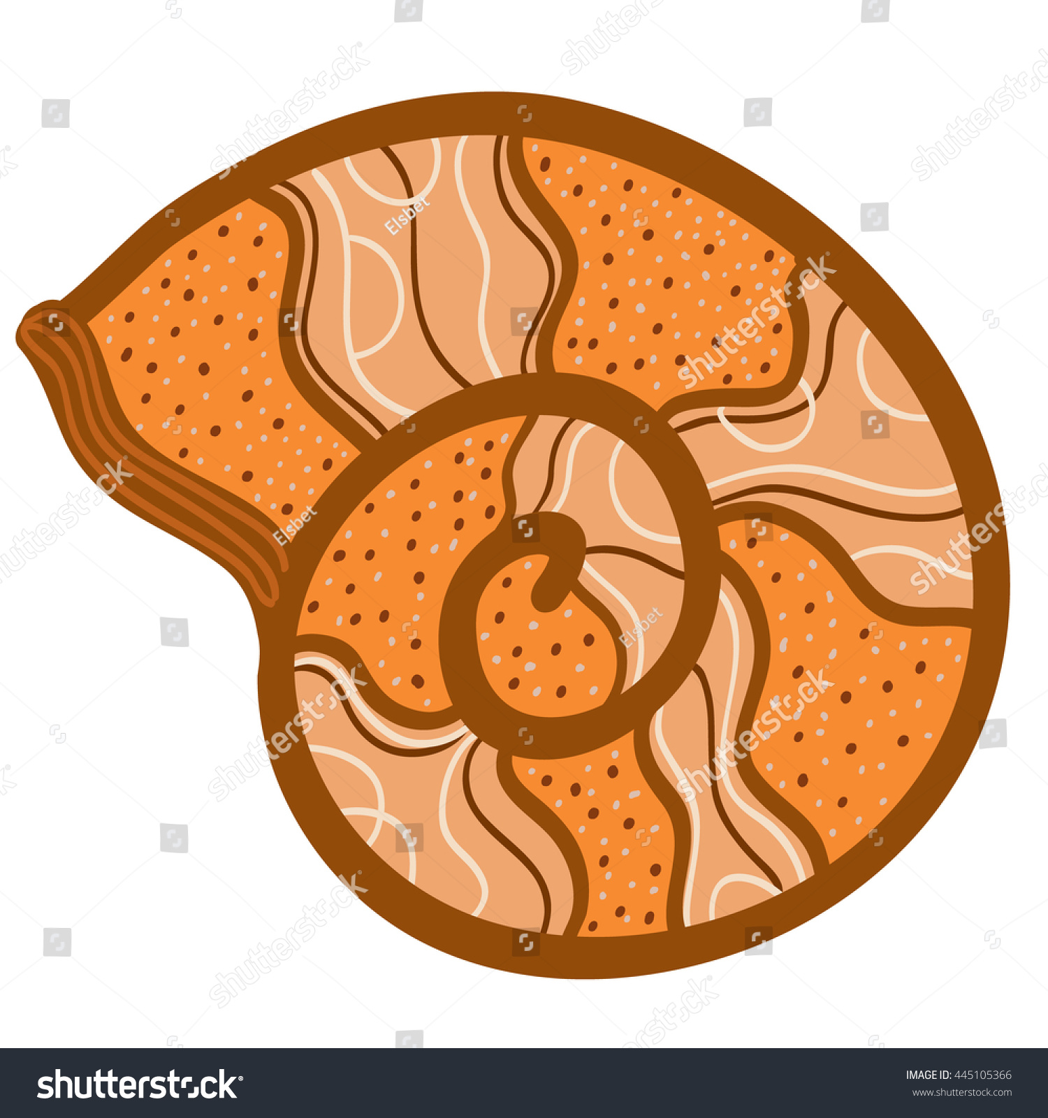 Snail Shell Vector Design Element: เวกเตอร์สต็อก (ปลอดค่าลิขสิทธิ์ ...