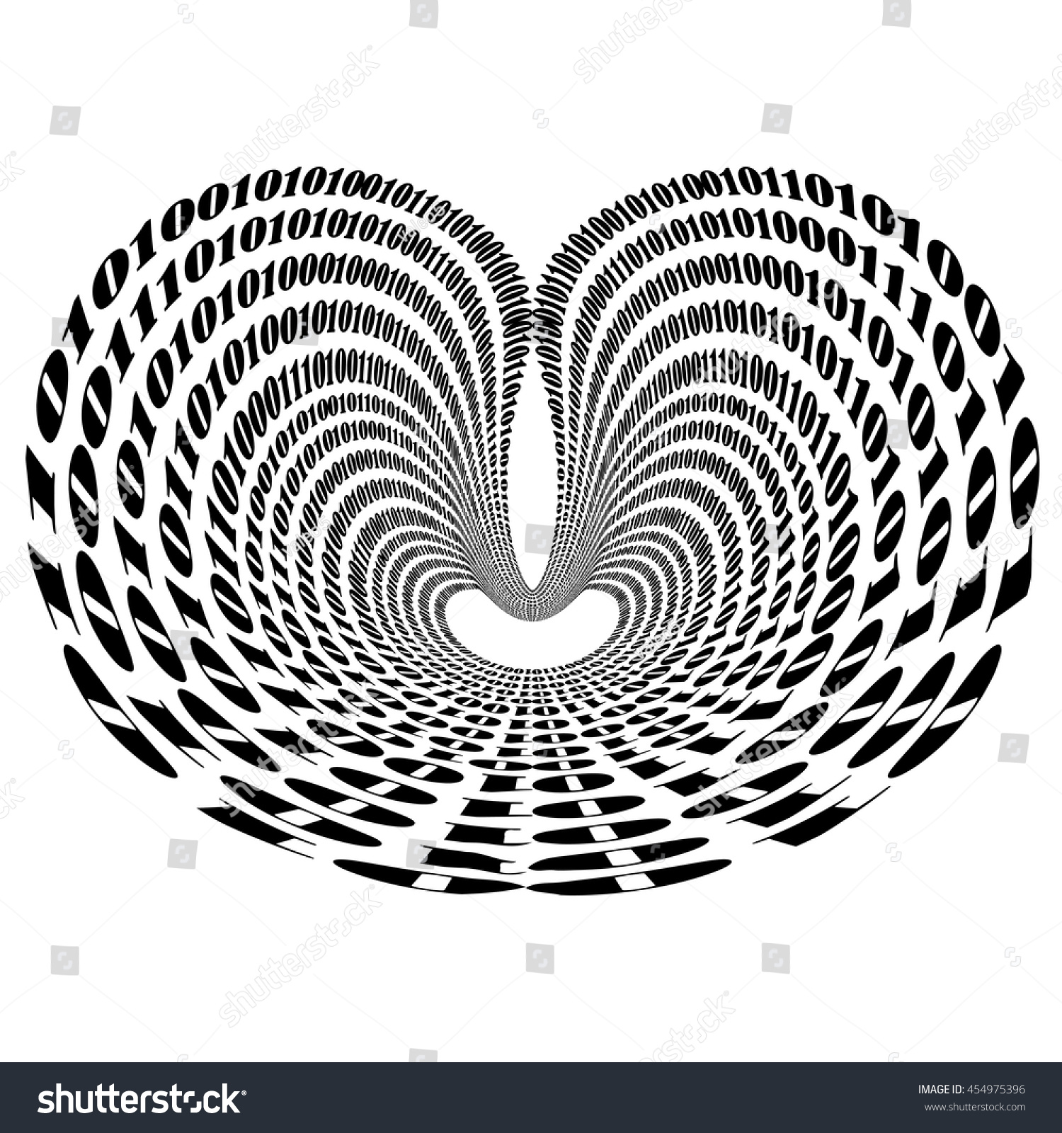Vector Binary Code Background Numbers Concept Stock Vector Royalty Free 454975396 Shutterstock