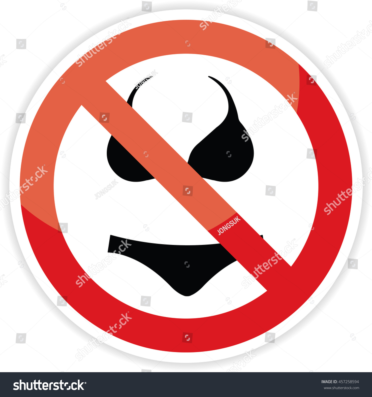 No Bikini Sign On White Backgroundvector Stock Vektorgrafik Lizenzfrei 457258594 Shutterstock