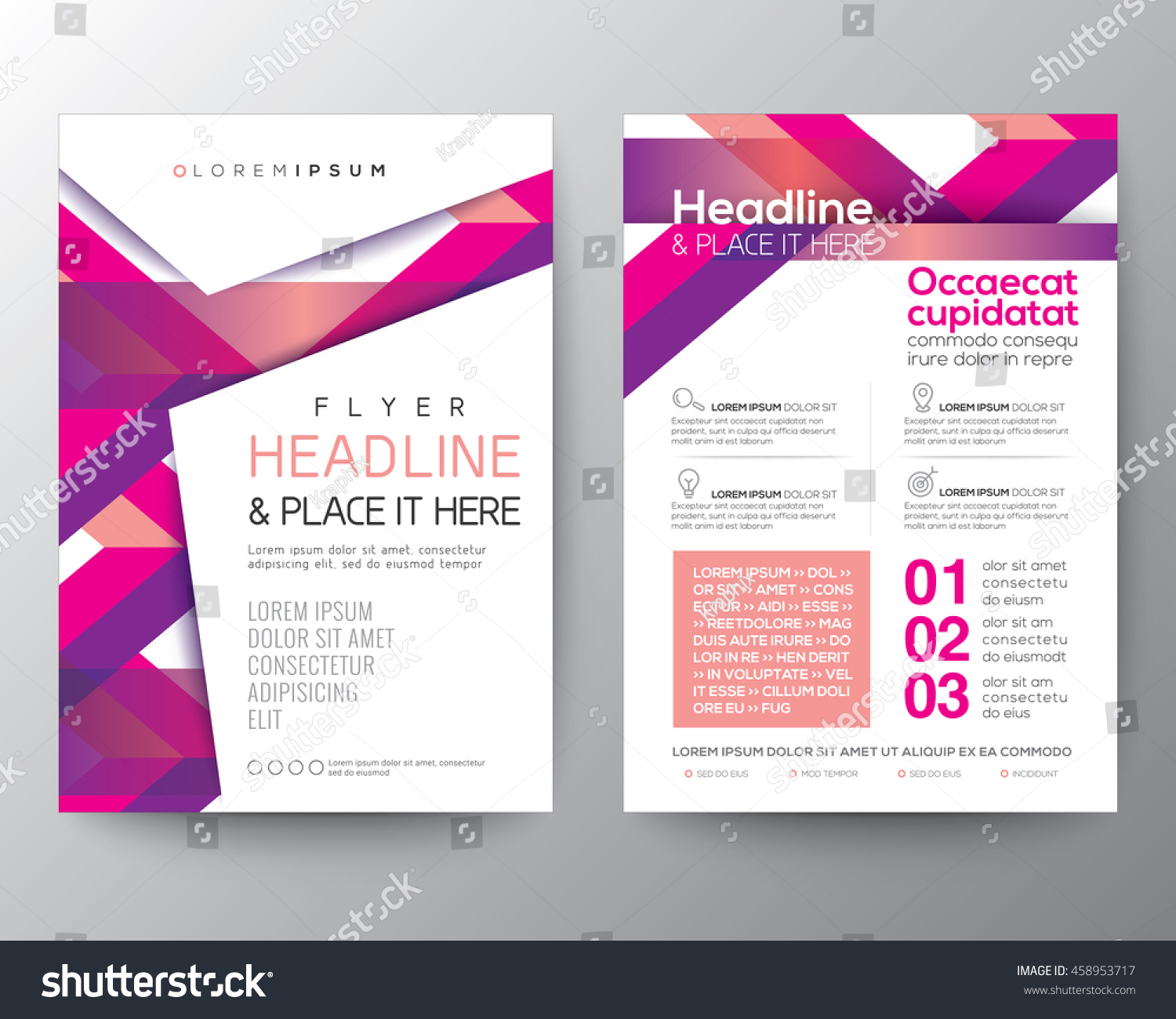 Abstract Pink Magenta Background Poster Brochure Stock Vector (Royalty ... Abstract Pink Magenta Background Poster Brochure Stock Vector (Royalty ...