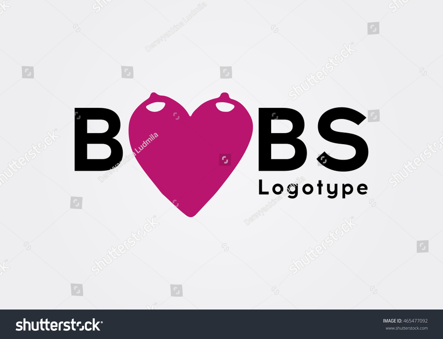 Cute Sex Shop Logo Badge Design Stock Vector Royalty Free 465477092