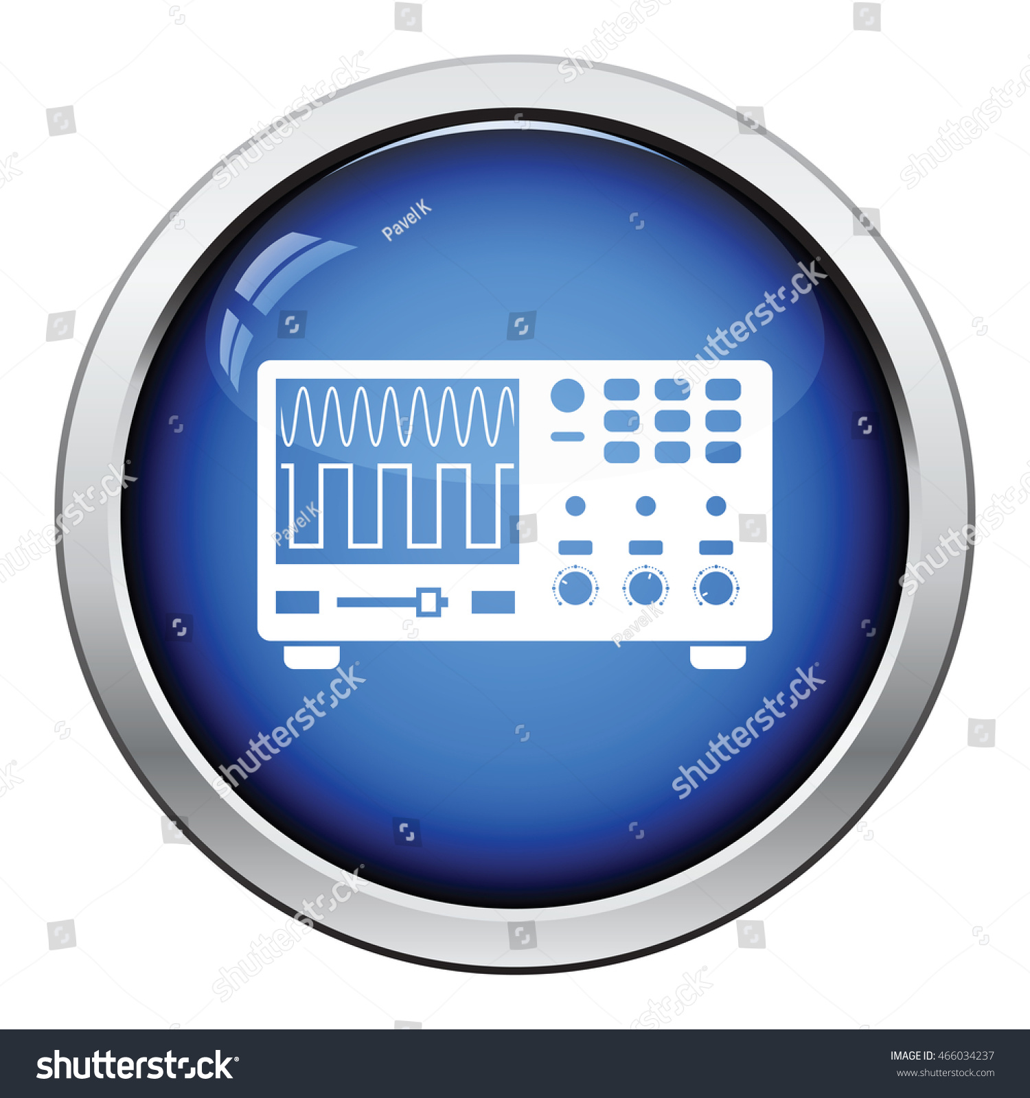 Oscilloscope Icon Glossy Button Design Vector Stock Vector (Royalty ... Oscilloscope Icon Glossy Button Design Vector Stock Vector (Royalty ...