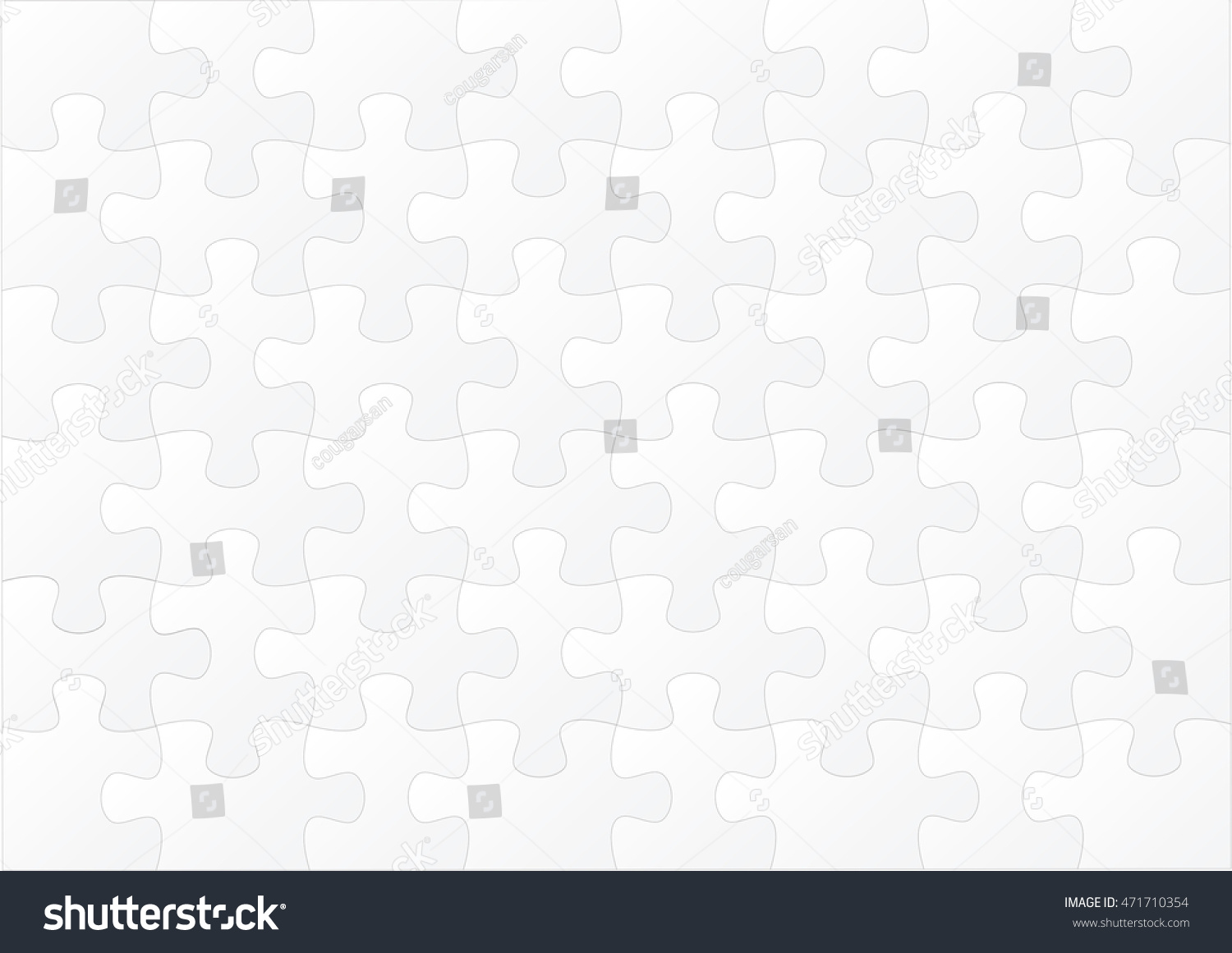 Horizontal White Empty Puzzle Game Background Stock Vector (Royalty ... Horizontal White Empty Puzzle Game Background Stock Vector (Royalty ...
