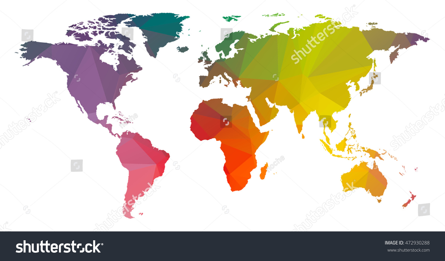 Low Poly Colorful World Map 库存矢量图(免版税)472930288 | Shutterstock Low Poly Colorful World Map 库存矢量图(免版税)472930288 | Shutterstock