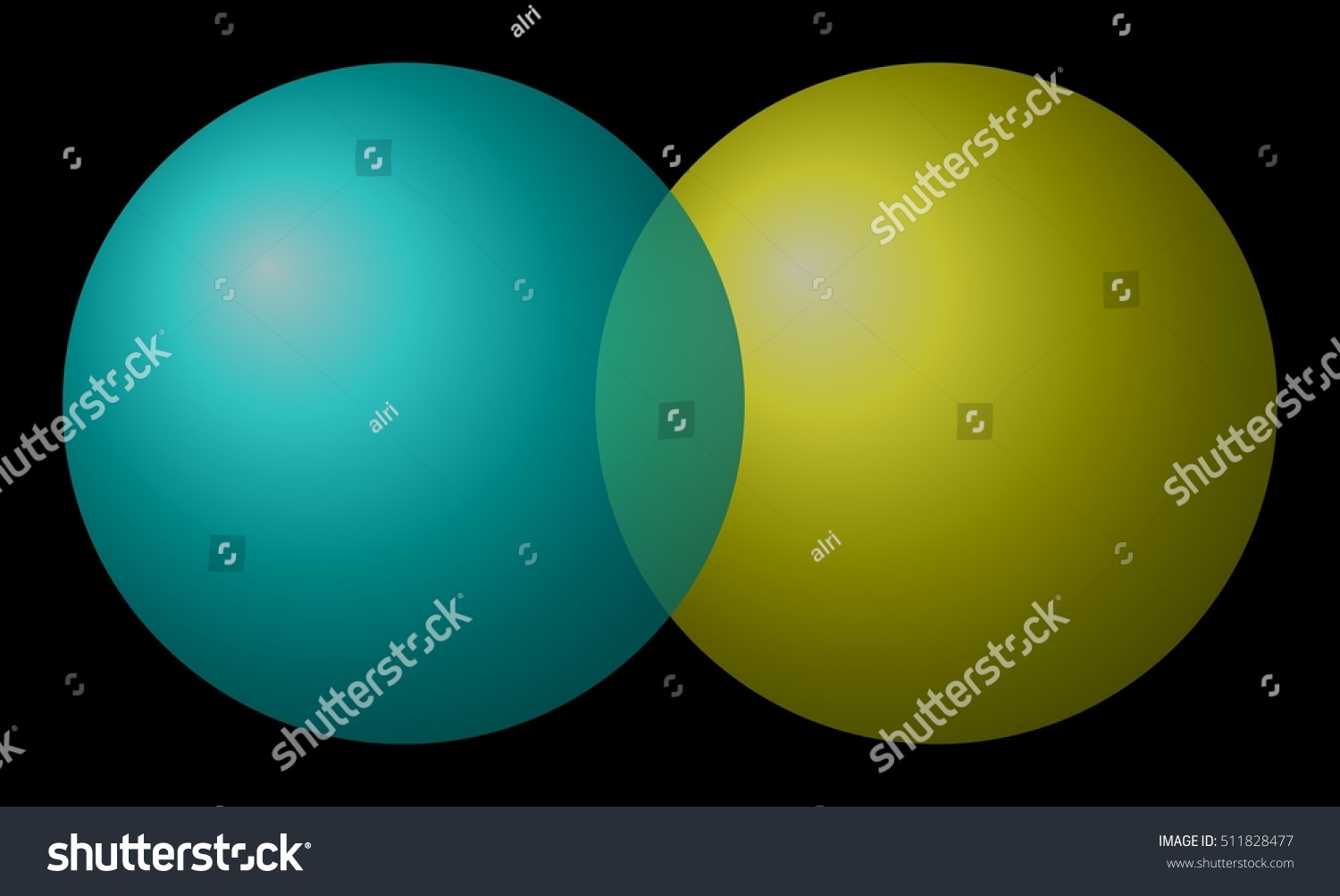 Venn Diagram Two Sets Stock Illustration 511828477 | Shutterstock