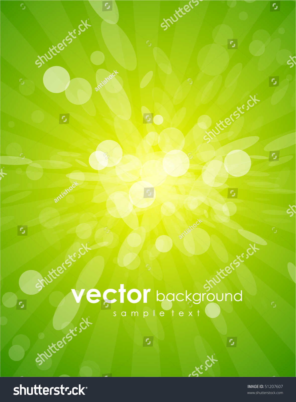 Vector Green Shiny Background Stock Vector (Royalty Free) 51207607 ...