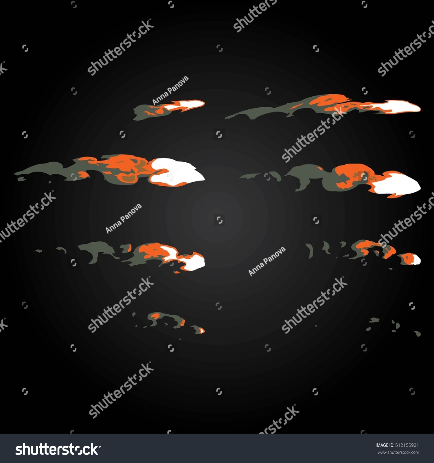 Vector Effect Effect Game Explode Effect Stock Vector (Royalty Free ...