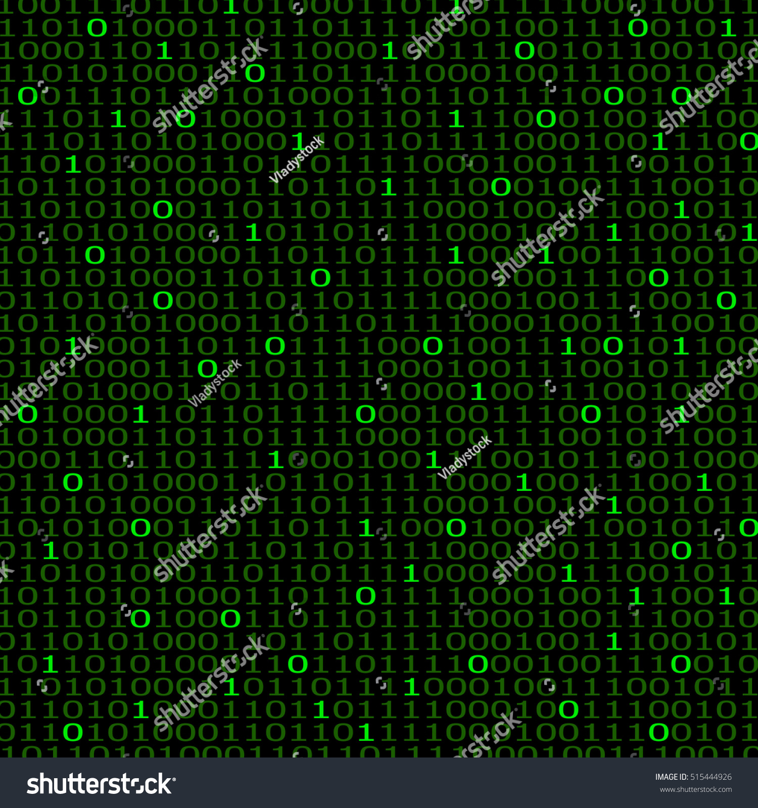 Abstract Technology Background Binary Computer Code Stock Vector ...