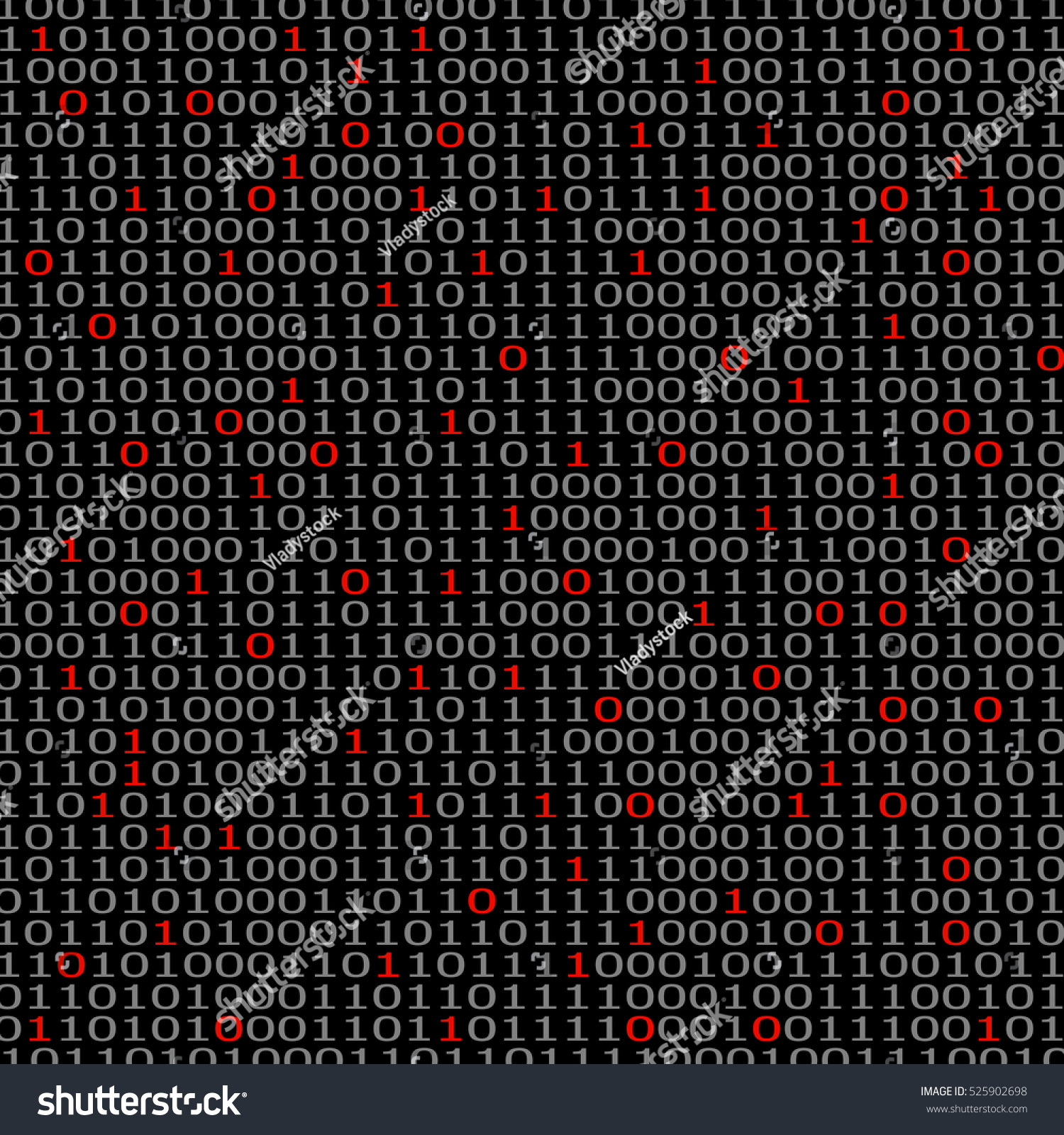 Abstract Technology Background Binary Computer Code Stock Vector ...