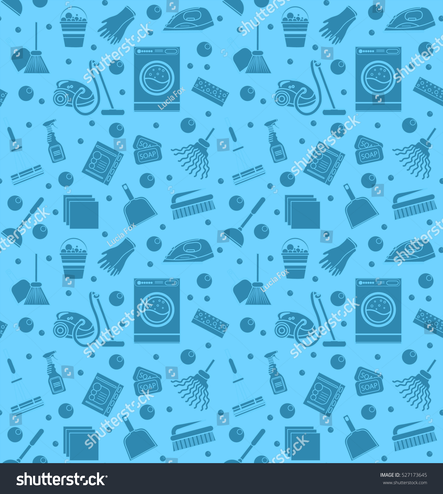 Cleaning Seamless Pattern Cleaning Endless Background Stock Vector ... Cleaning Seamless Pattern Cleaning Endless Background Stock Vector ...